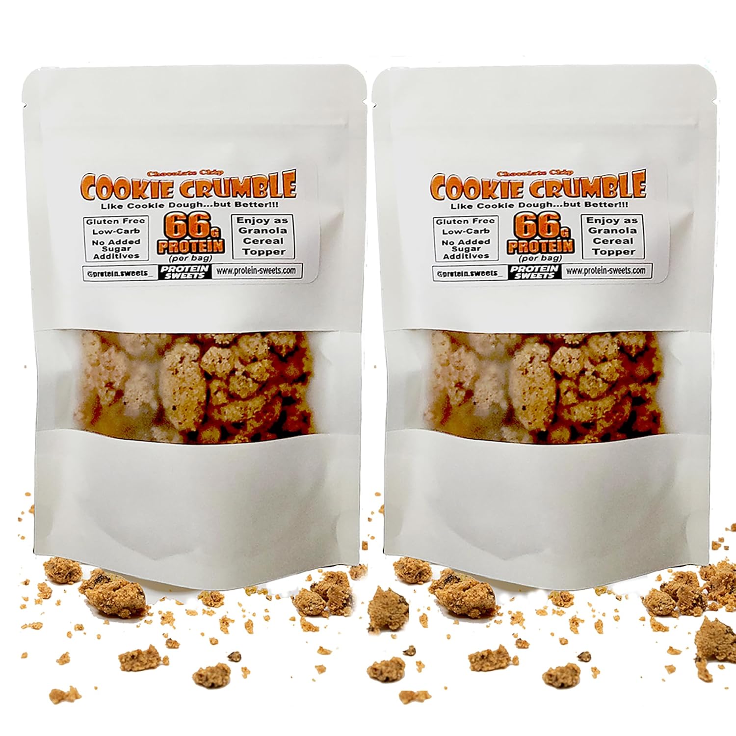 Amazon.com : High Protein Cookie – Peanut Butter Chocolate Chip Crumble ...