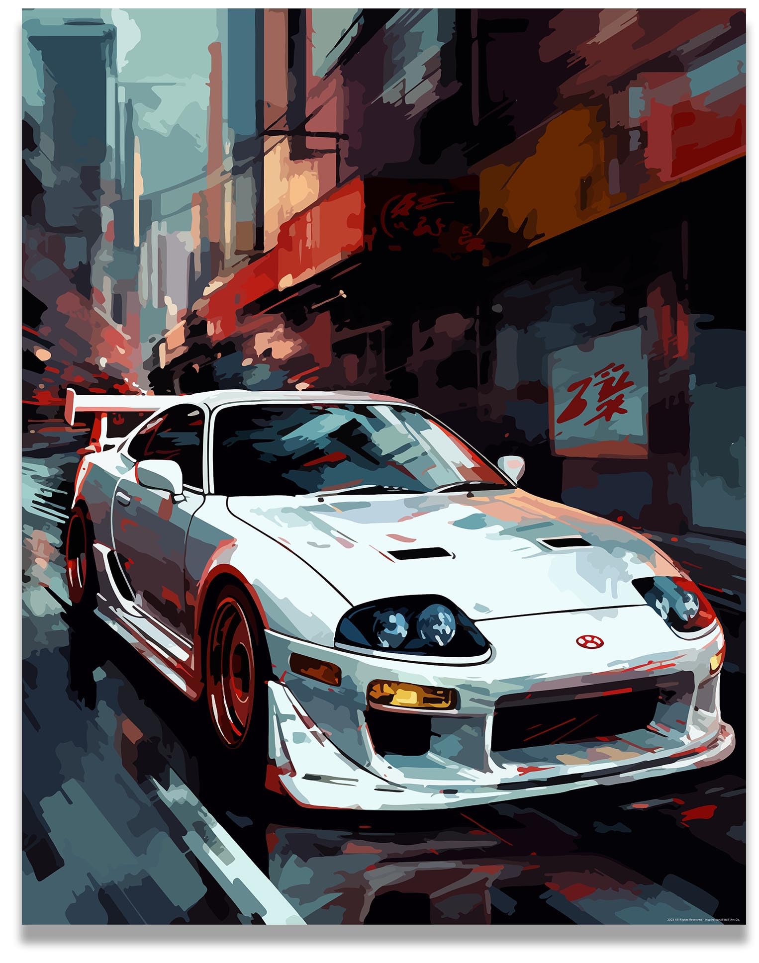 Amazon.com: Inspirational Wall Art Co. - Crossover | 1994 Toyota Supra ...