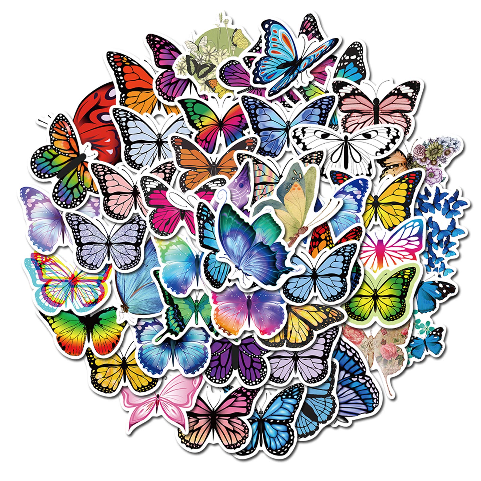 Buy 50 PCS Cute VSCO Butterfly Stickers Waterproof Stickers For Laptop buy-50-pcs-cute-vsco-butterfly-stickers-waterproof-stickers-for-laptop