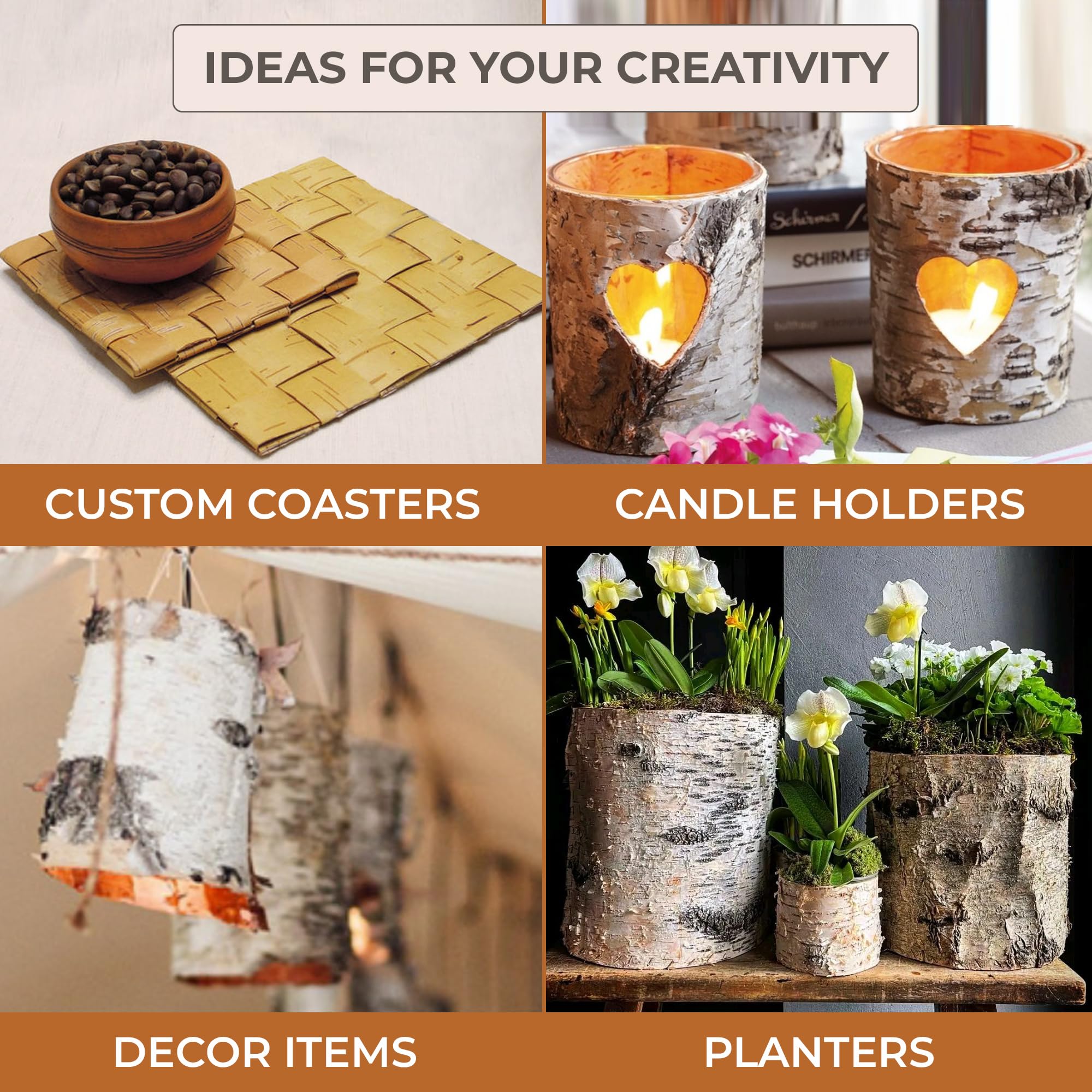 Birch Bark Crafts Ideas Handmade Basket: Birch Bark Damask Love