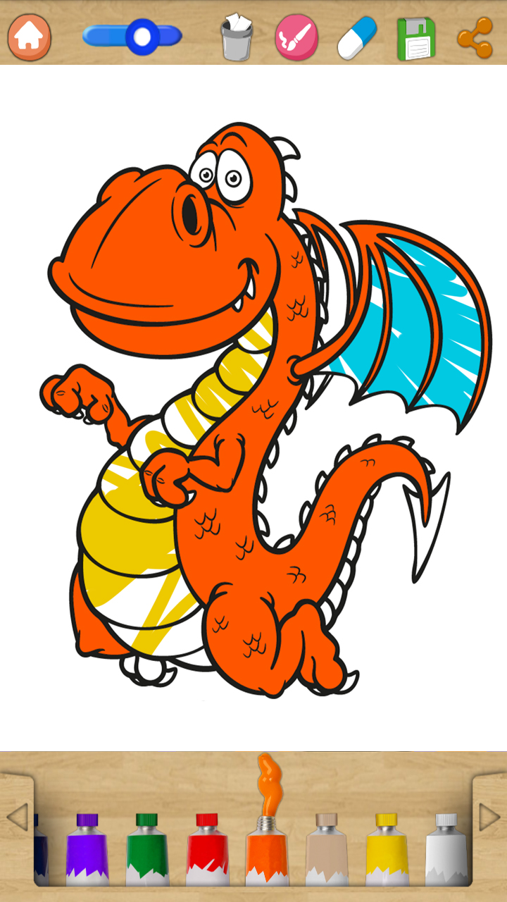 Coloring dragons - App on Amazon Appstore