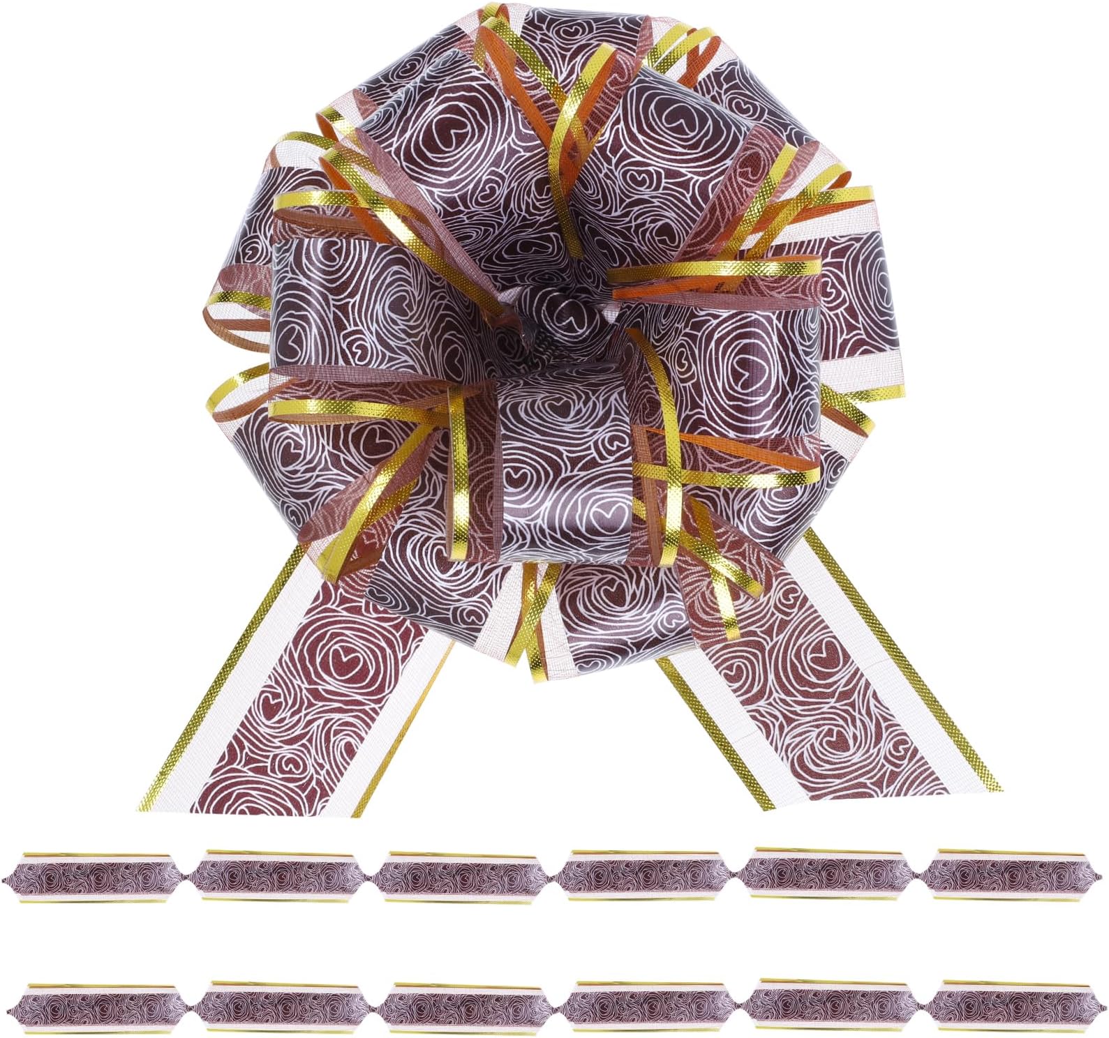 Amazon.com: 100 Pcs 5 Inch Christmas Pull Bows for Gift Wrapping, Gift ...