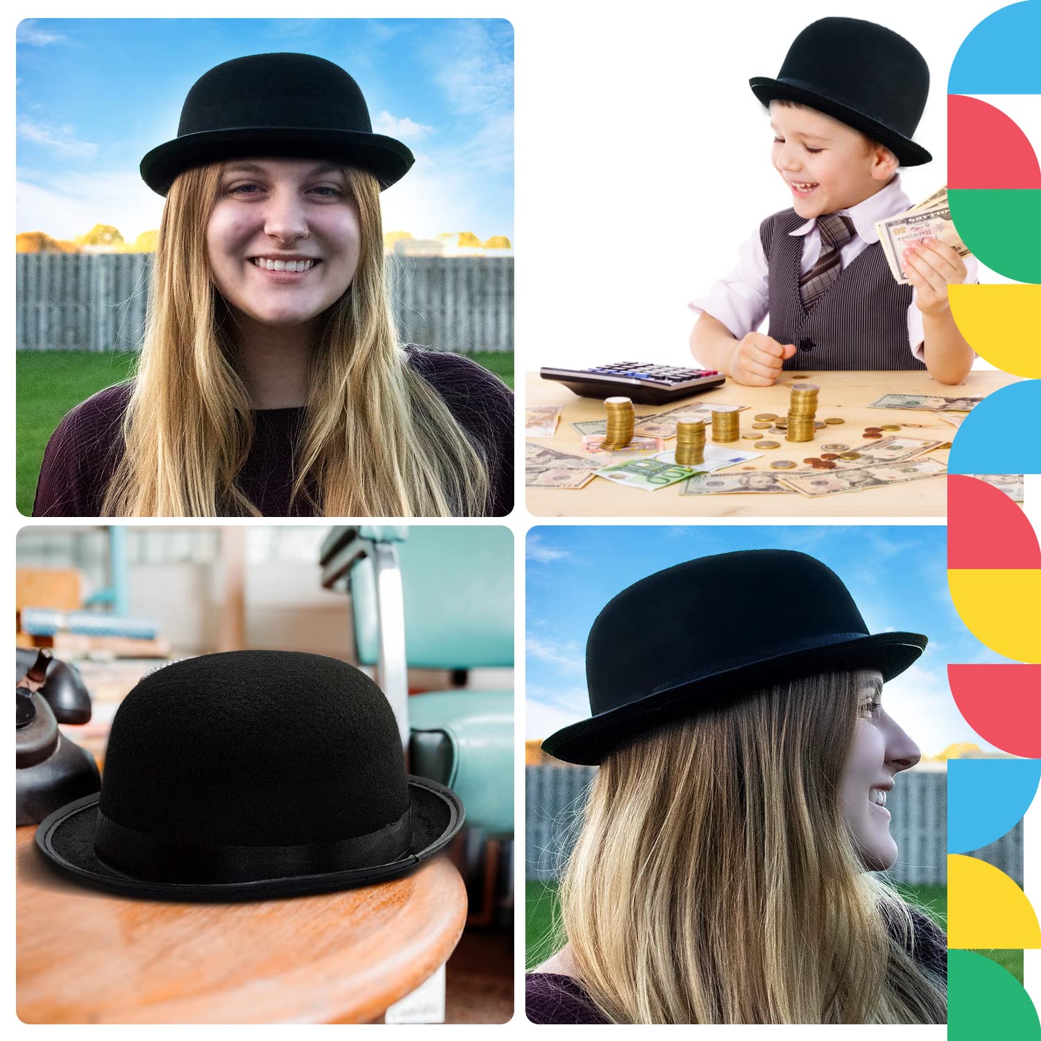 Black Bowler Hat Women