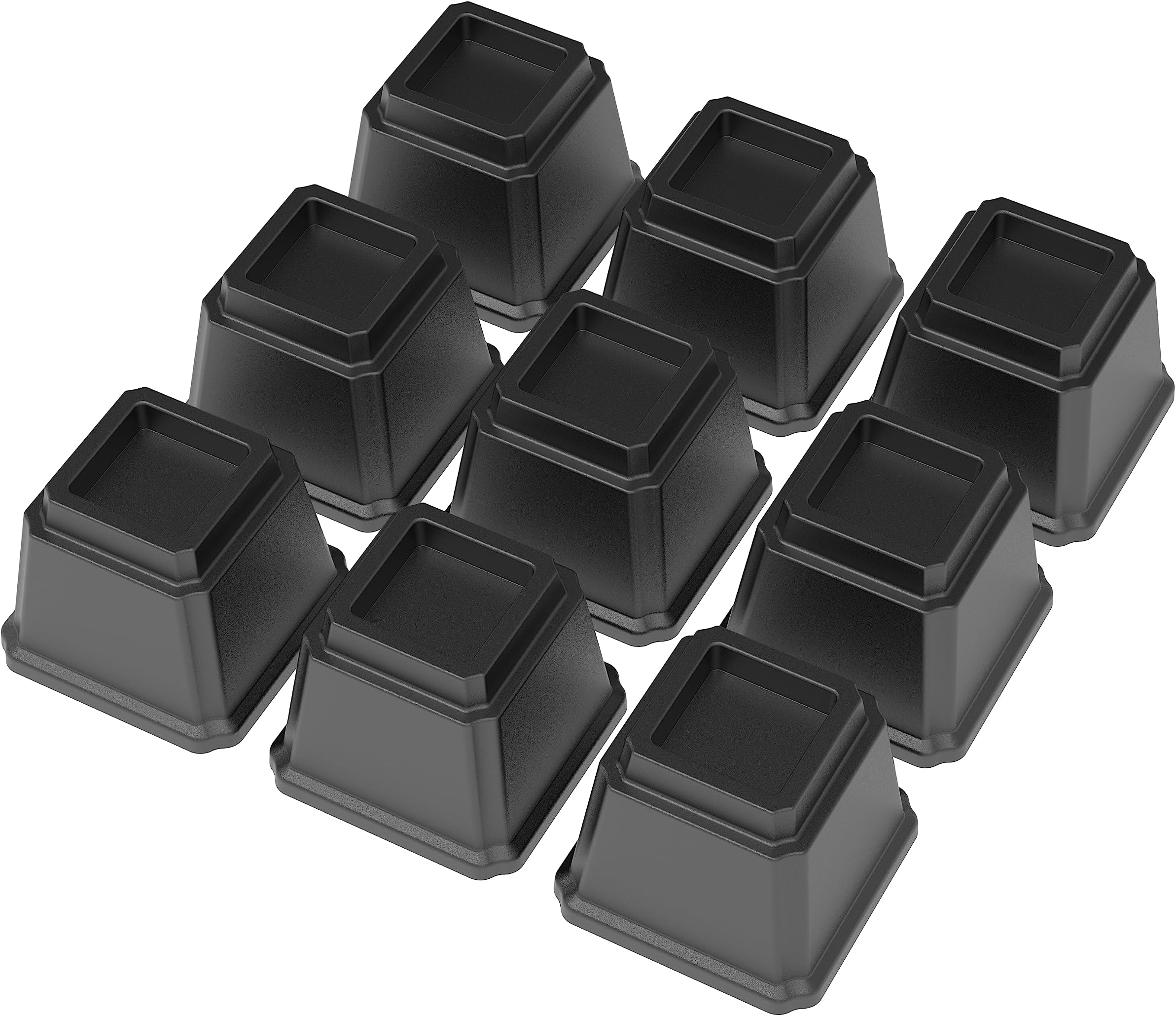 Amazon.com: GooFurnit 3,5 or 8 Inches Stackable Bed Riser, Heavy Duty ...