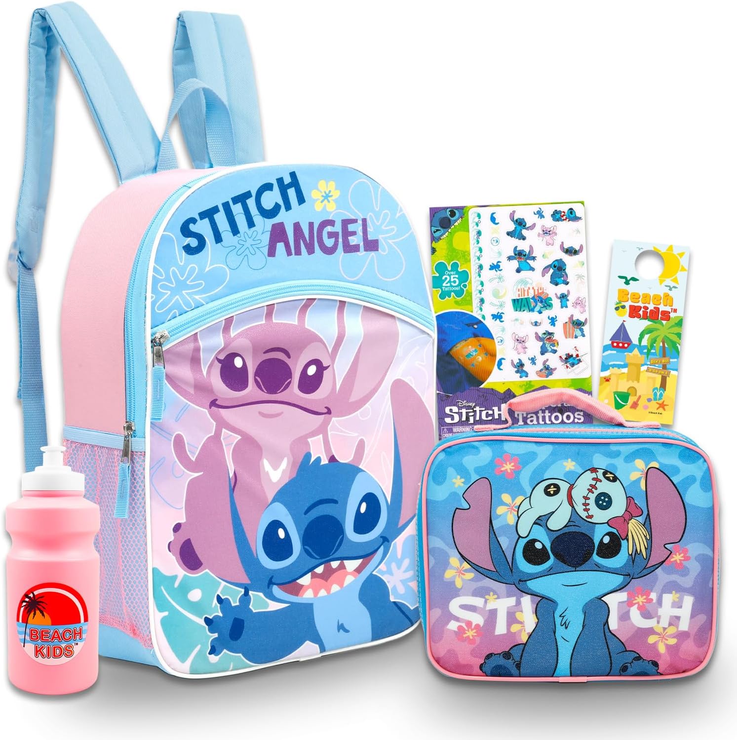 Amazon.com | Disney Lilo and Stitch Backpack with Lunch Box Set ...