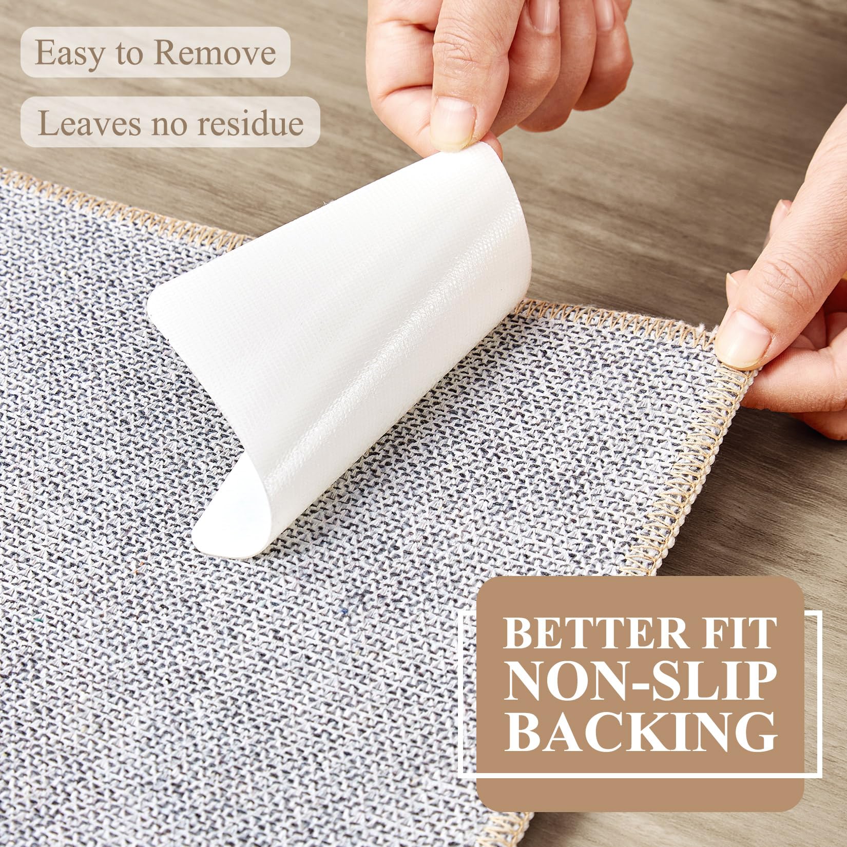 Non-slip Rug Corner Grippers For Hardwood Floors Tile Floors DMOYEST S ...