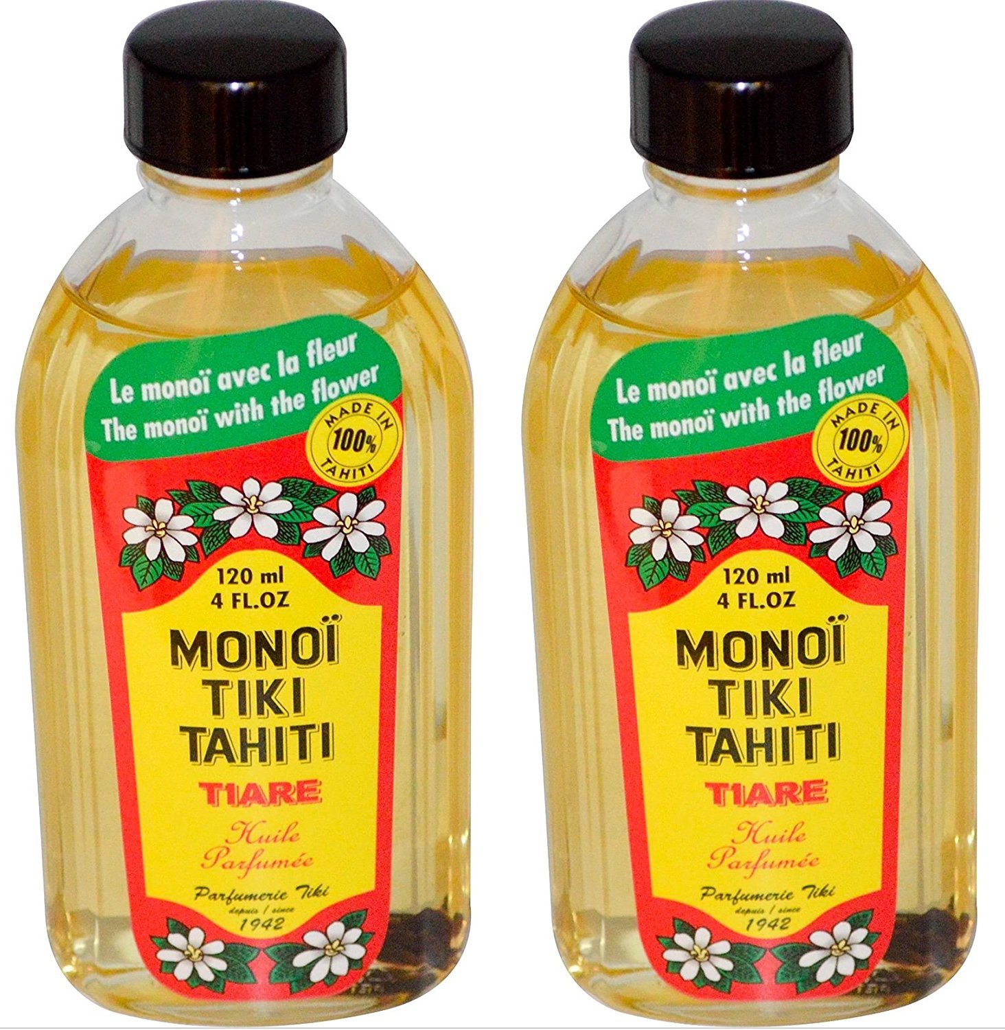 Amazon.com : Monoi Tiare Tahiti Tiare Gardenia Coconut Oil (Pack of 2 ...