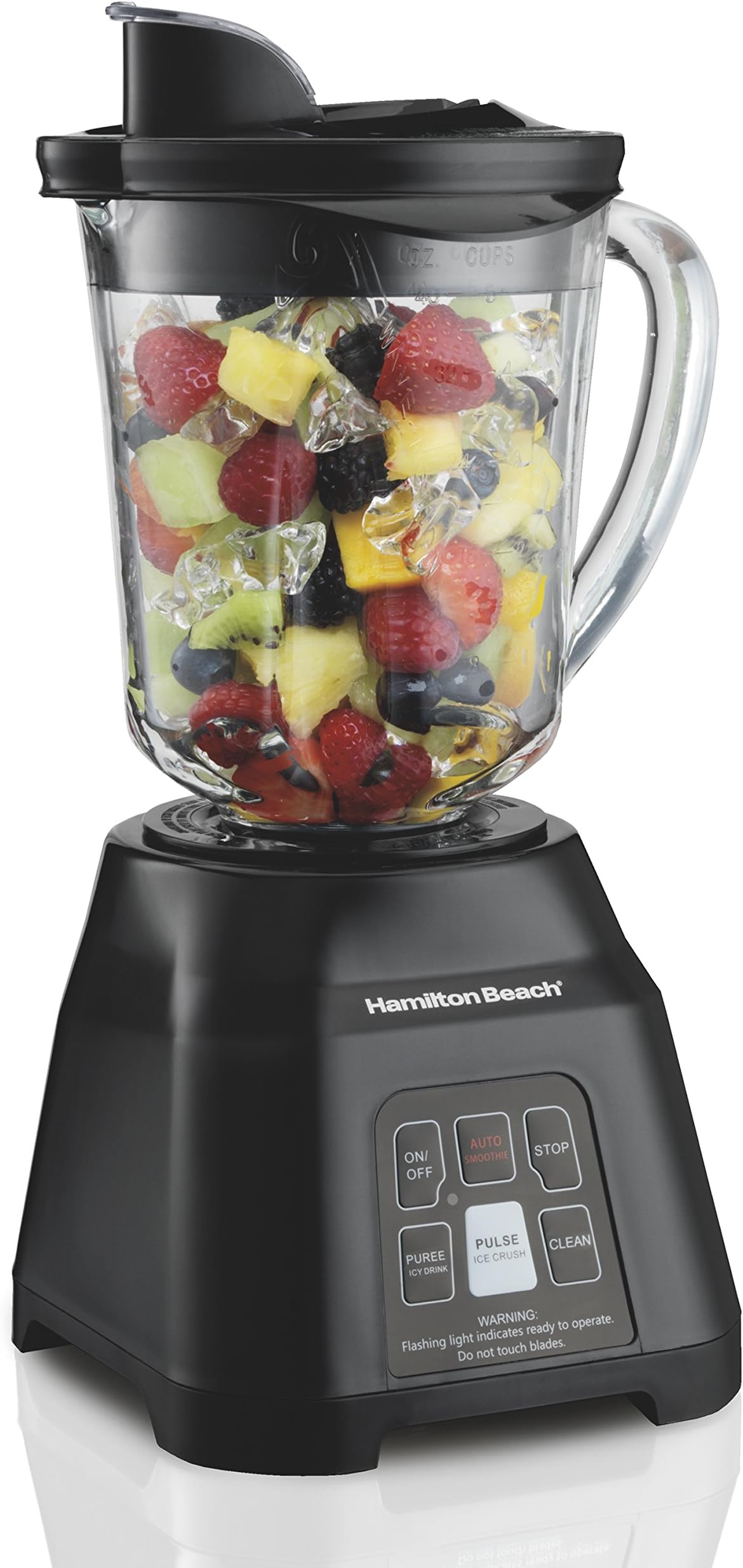Amazon.com: Hamilton Beach Smart Blender with 5 Functions & 40oz Glass ...