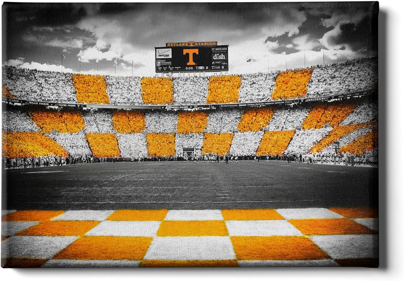 Amazon.com: University of Tennessee Canvas - Checkerboard Neyland ...