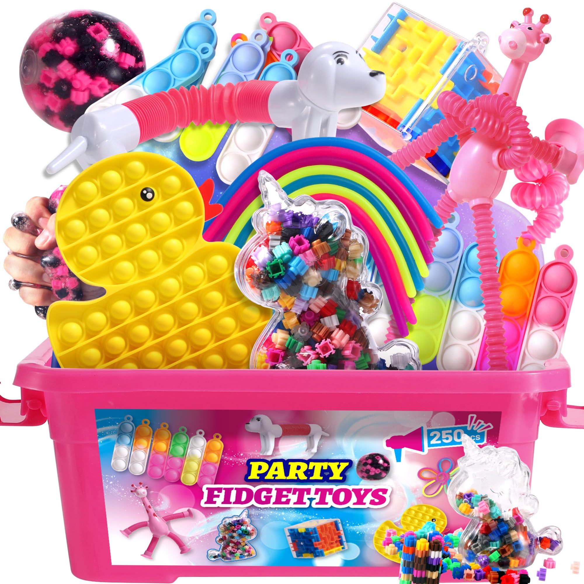 Amazon.com: Fidget Toys Set,Party Favors for Kids,Stocking Stuffers ...