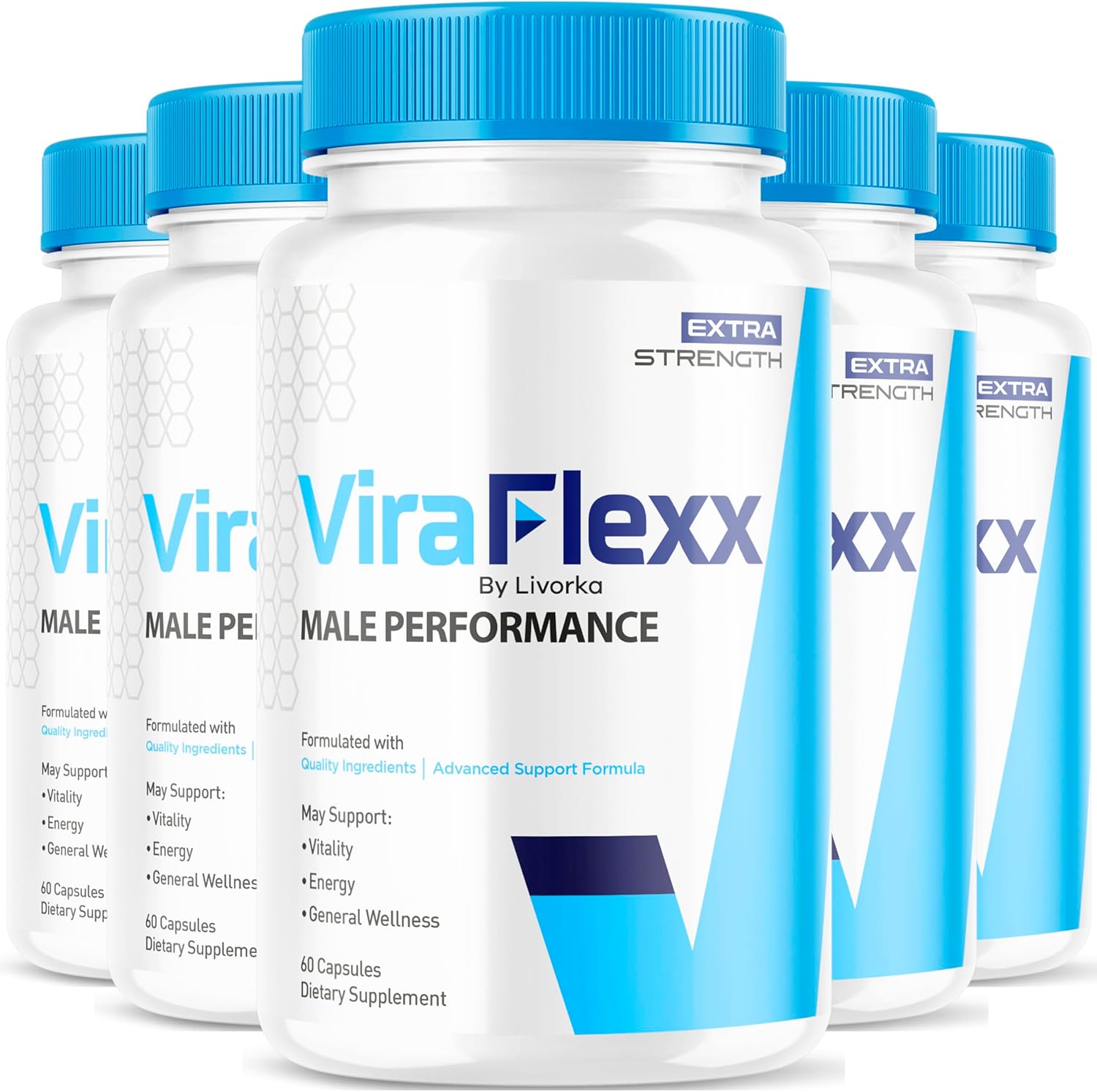 Amazon.com: (5 Pack) ViraFlexx Pro Capsules for Men, Official ViraFlexx Pro Male Pills Support ...