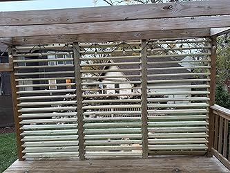 Amazon.com: Pylex Deck Sunblind System 11060, Louvers Bracket Shutter ...