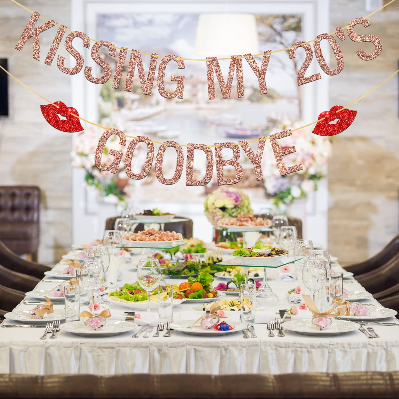 Tying Up My 20s Decorations Kissing My 20's Goodbye 30 Year Old 30th ...