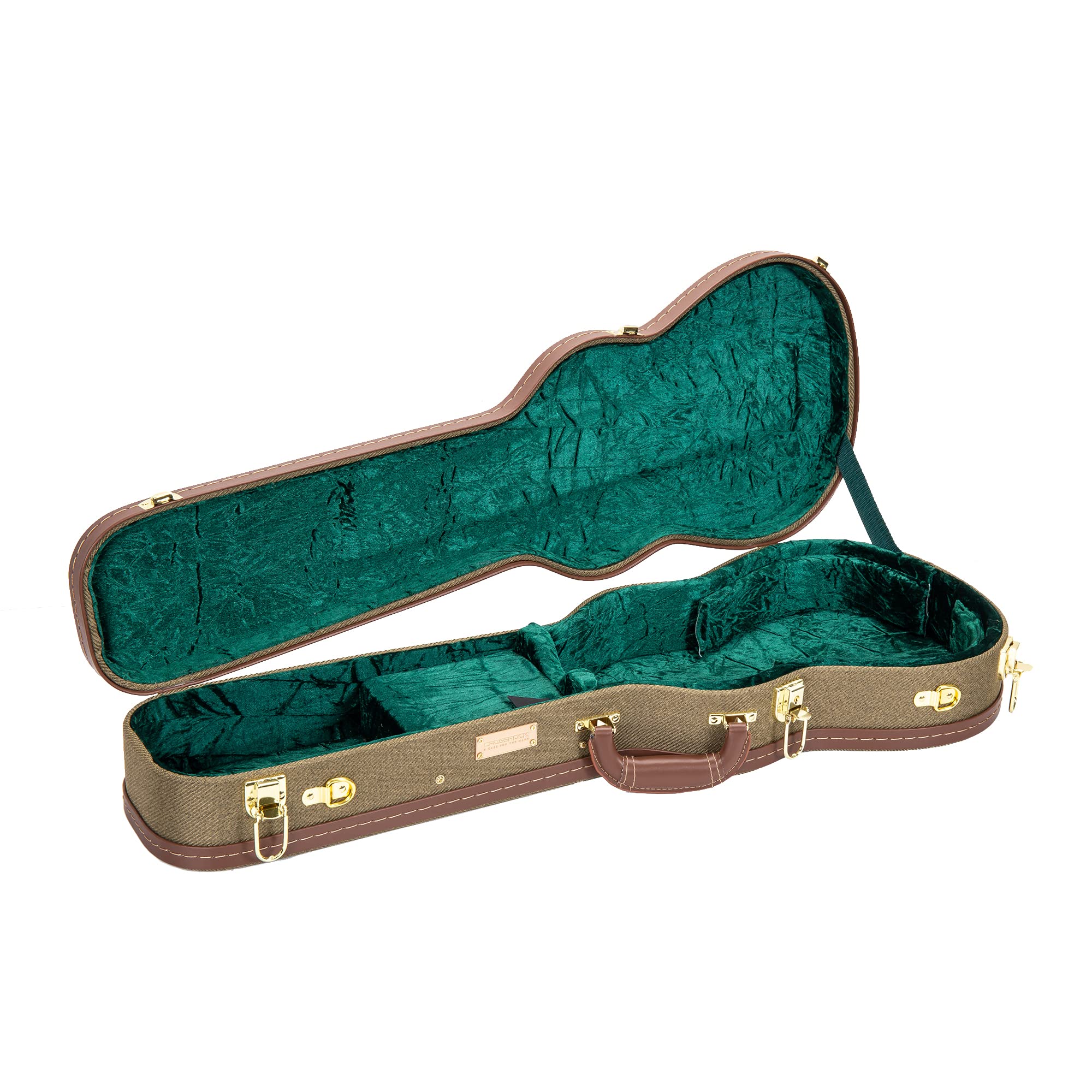 Snapklik.com : Crossrock Deluxe Hard-shell Wood Case For Concert ...
