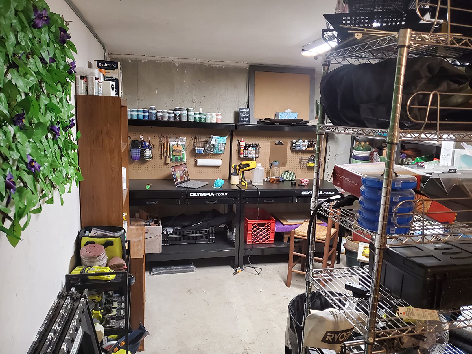 $32/mo - Finance Olympia Tools Multipurpose Workbench with Light, 87 ...