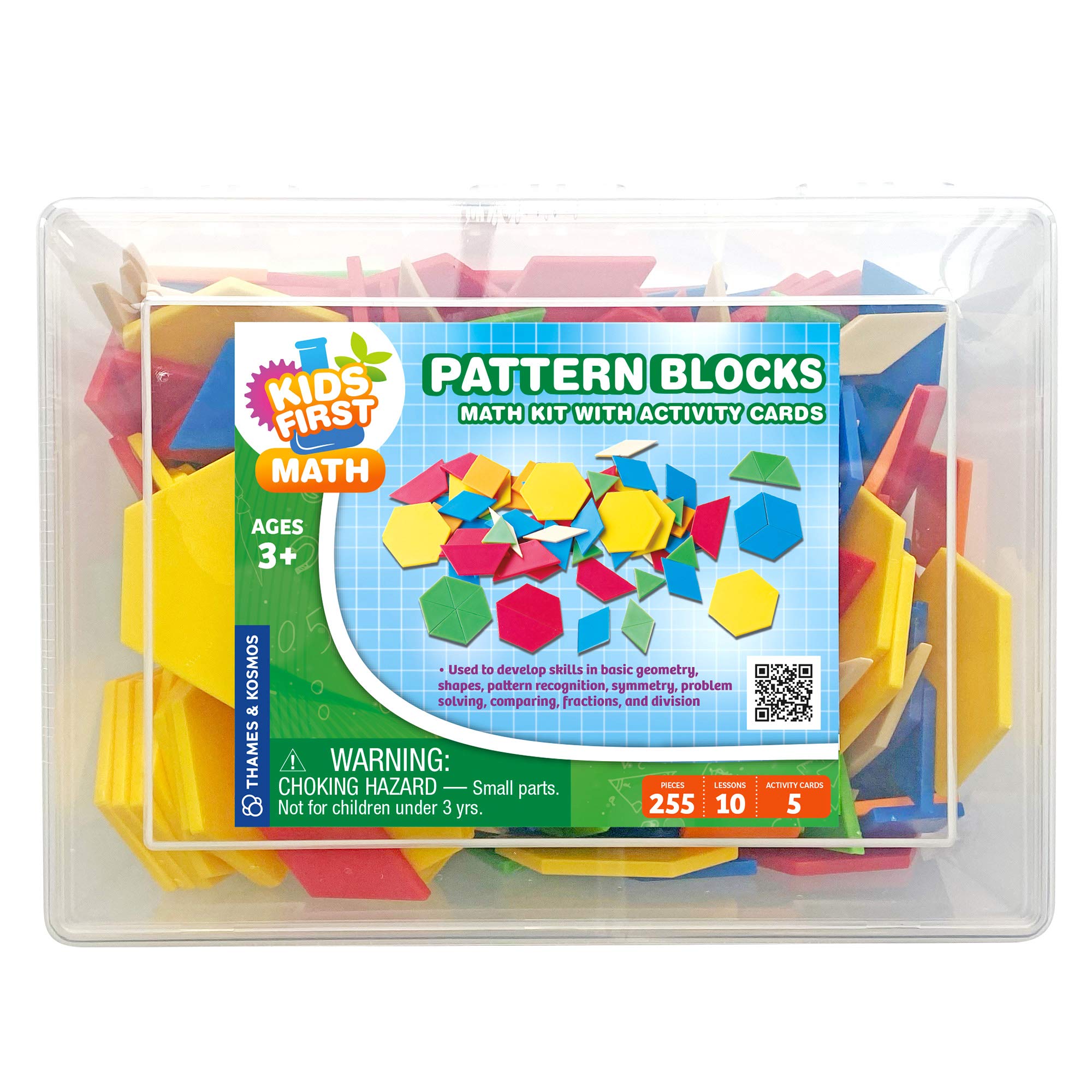 Early Learning Math Kit Kids First Math Attribute Blocks Kit - 60 ...