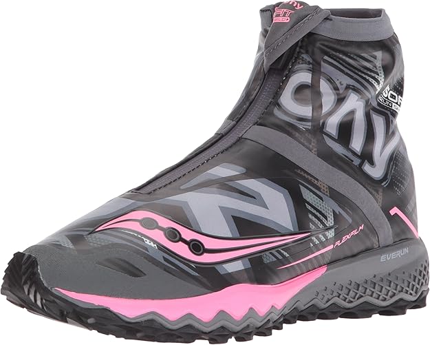 Amazon.com | Saucony Women's Razor Ice+ Trail Running Shoe, Black/White ...