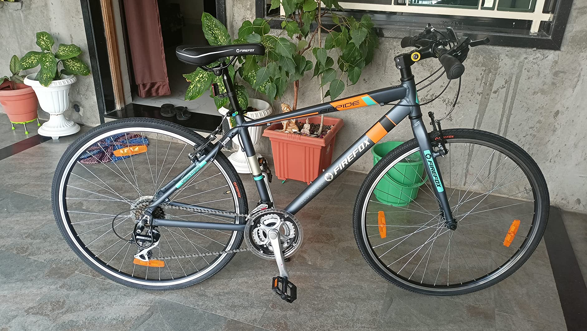 Firefox Bikes Bicycle 26 (Rapide, 21S), Matt Grey, 18, 700 : Amazon.in ...