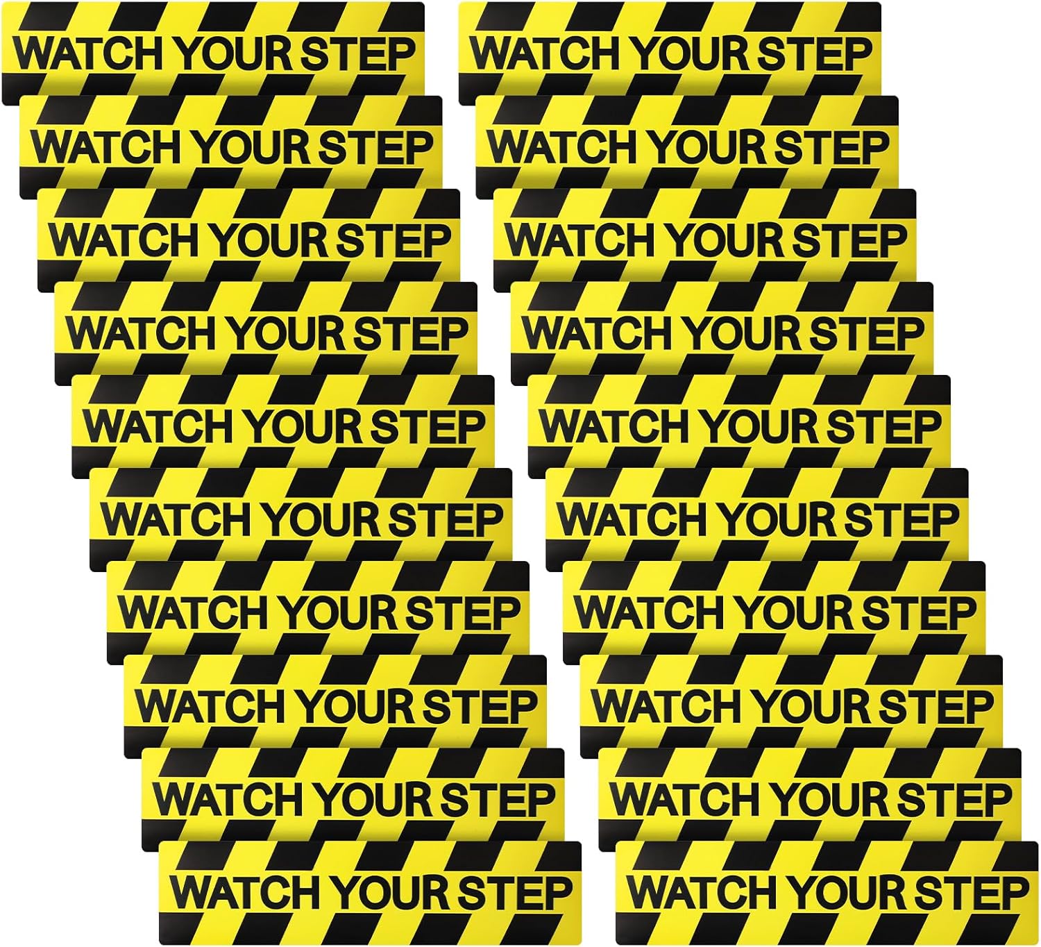 Amazon.com: Skyygemm 20 Pack Watch Your Step Floor Decals Stickers 20 x ...