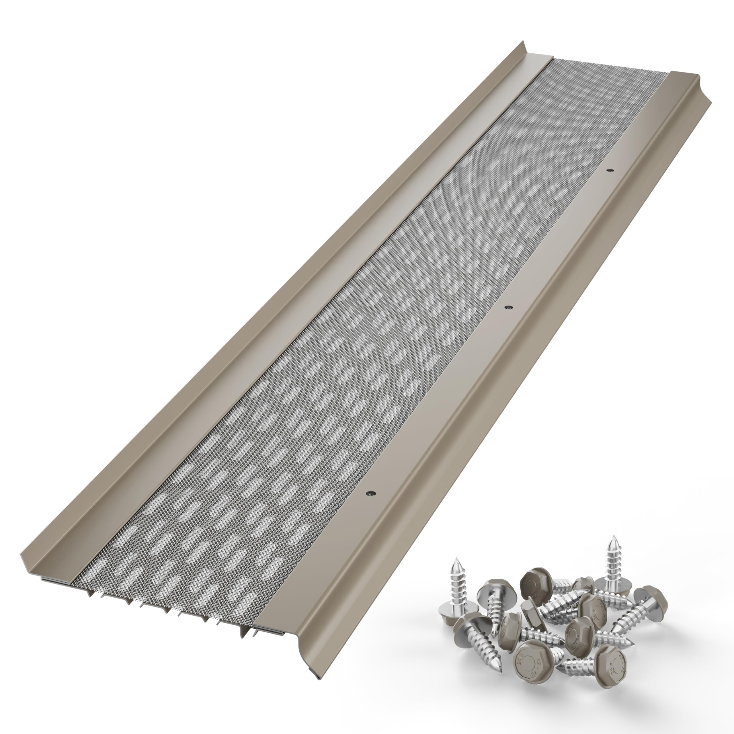 LEAF4GO Elite Micromesh 5" Gutter Covers System for Leaf Protection ...