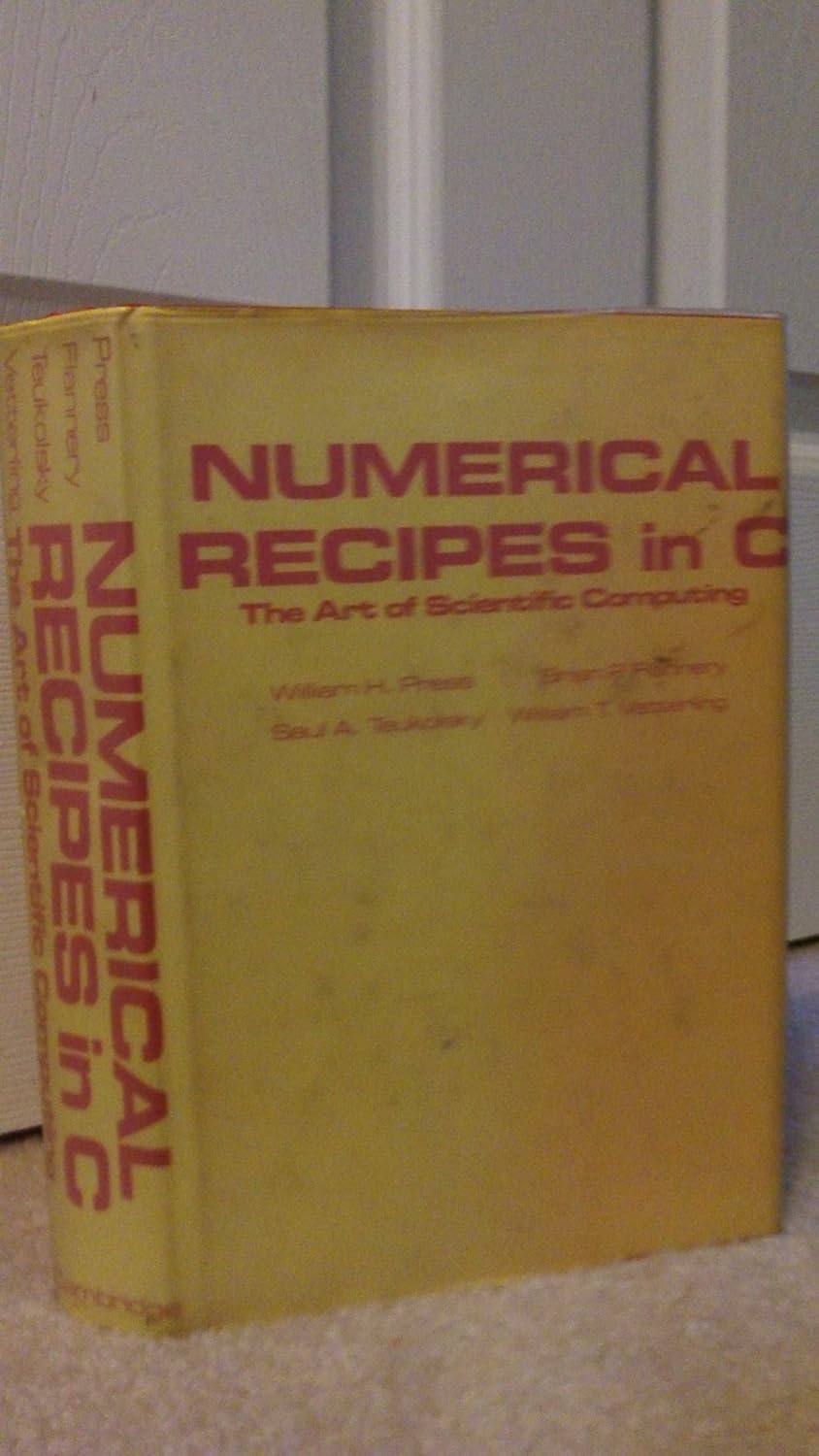 Amazon.com: Numerical Recipes Example Book C: 9780521357463: Press, W ...