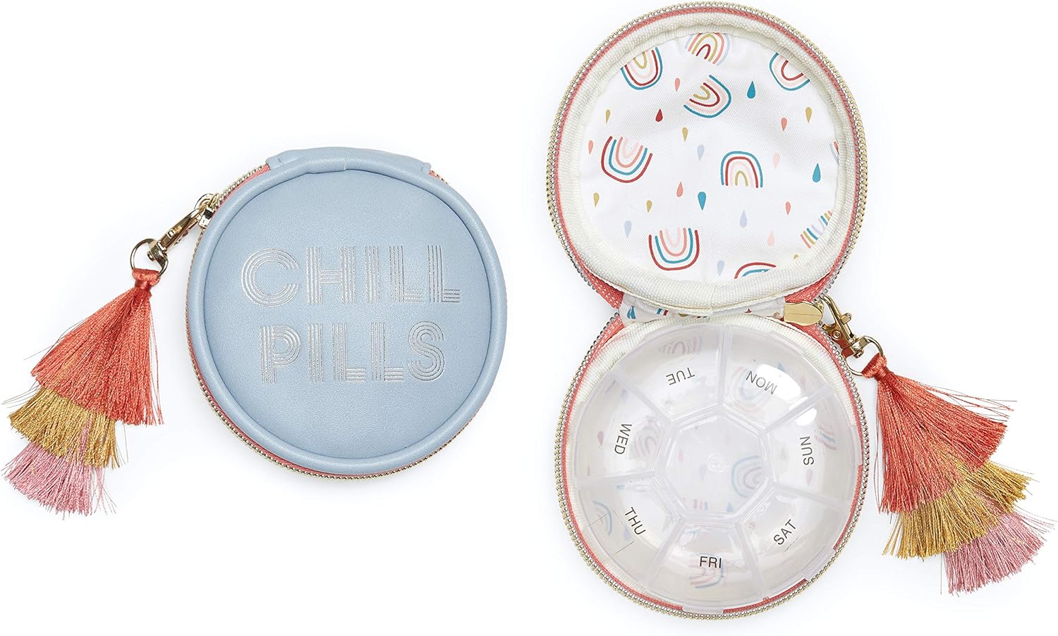 Amazon.com: DesignWorks Ink Weekly Pill Organizer in Stylish Vegan ...