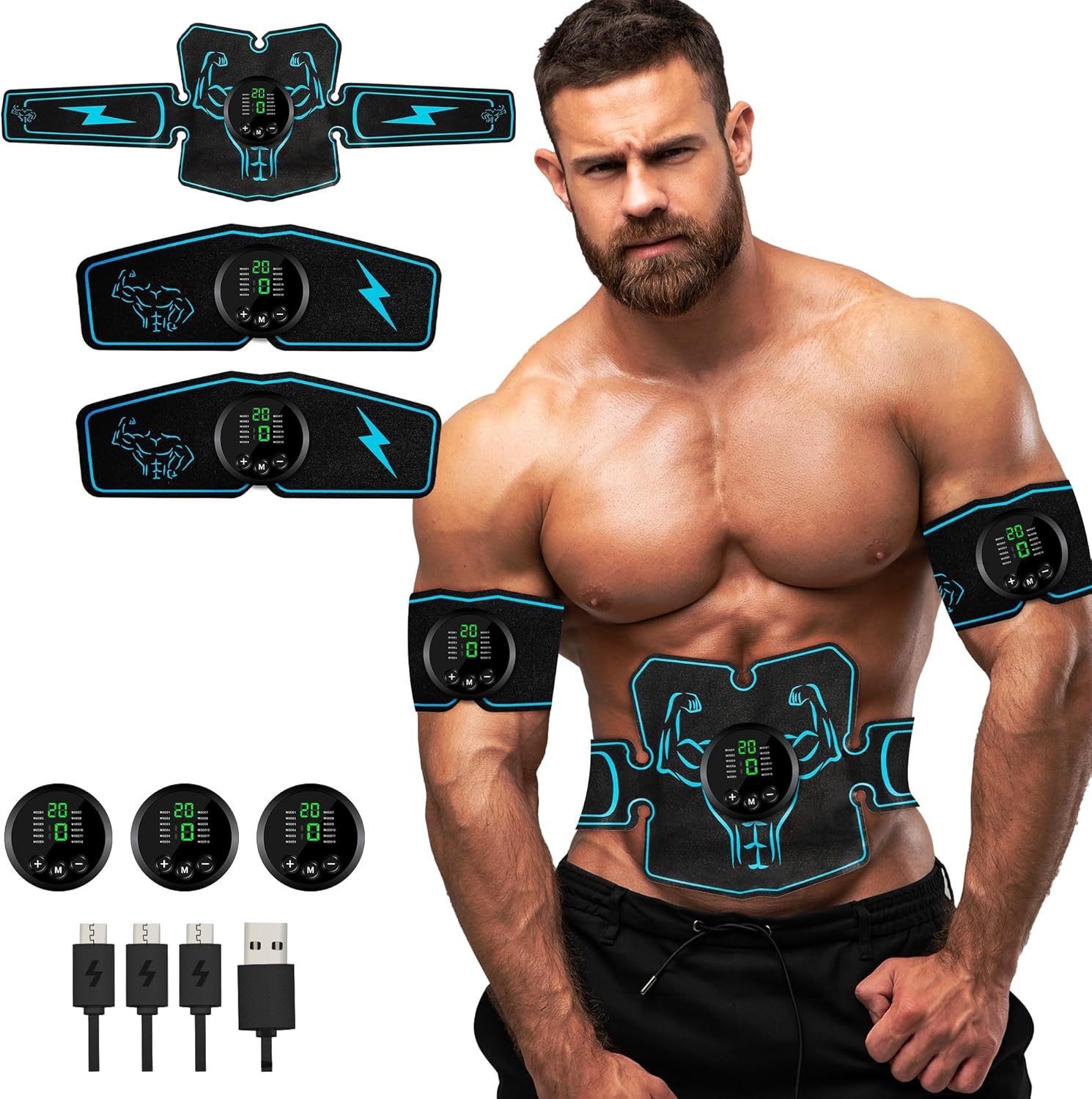 Amazon.com: Ab Stimulator Tactical X Abs: Abs Workout Equipment ...