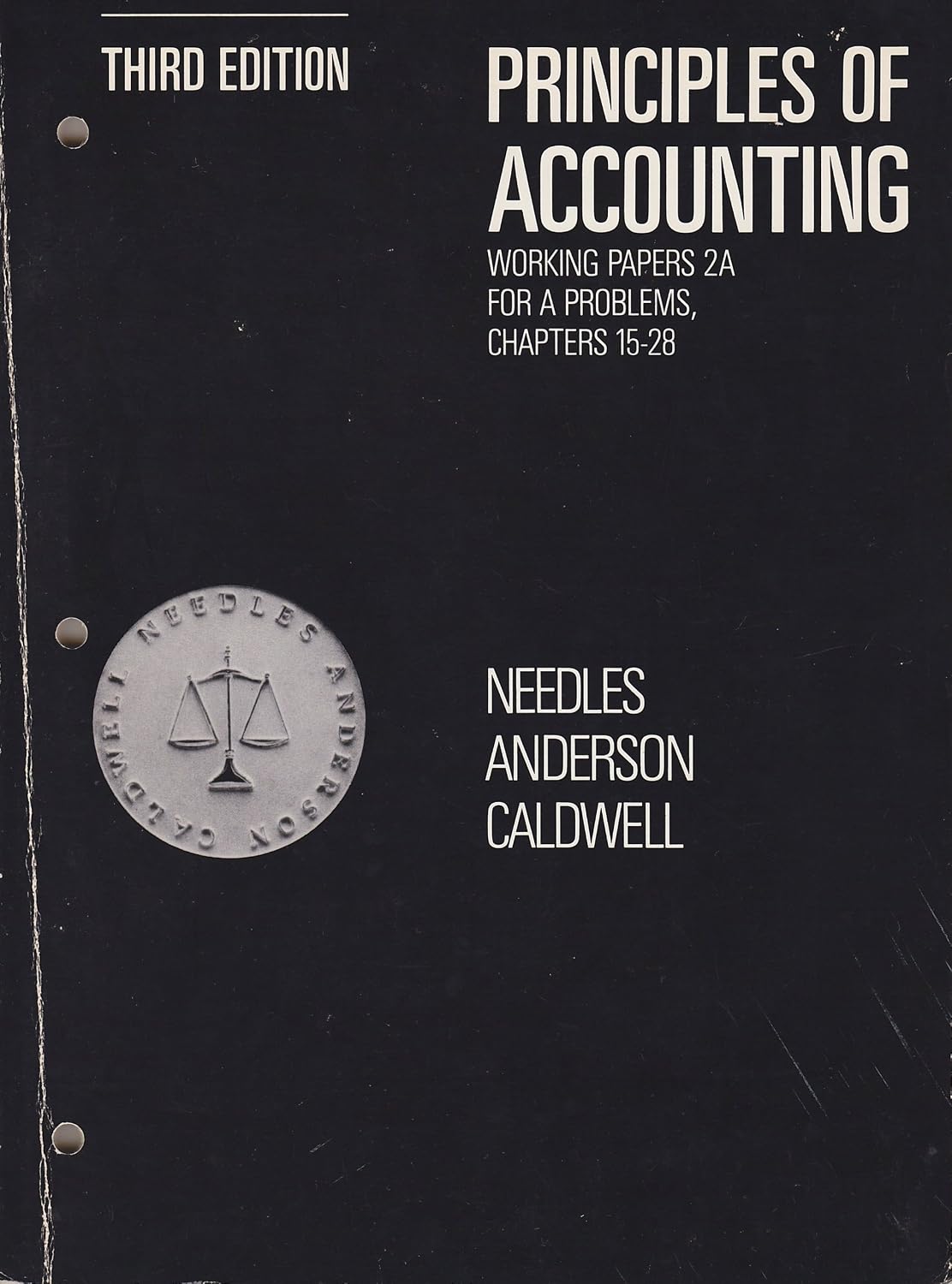 Principles of Acctg Working Pprs Iia 3ee: Needles: 9780395425633 ...