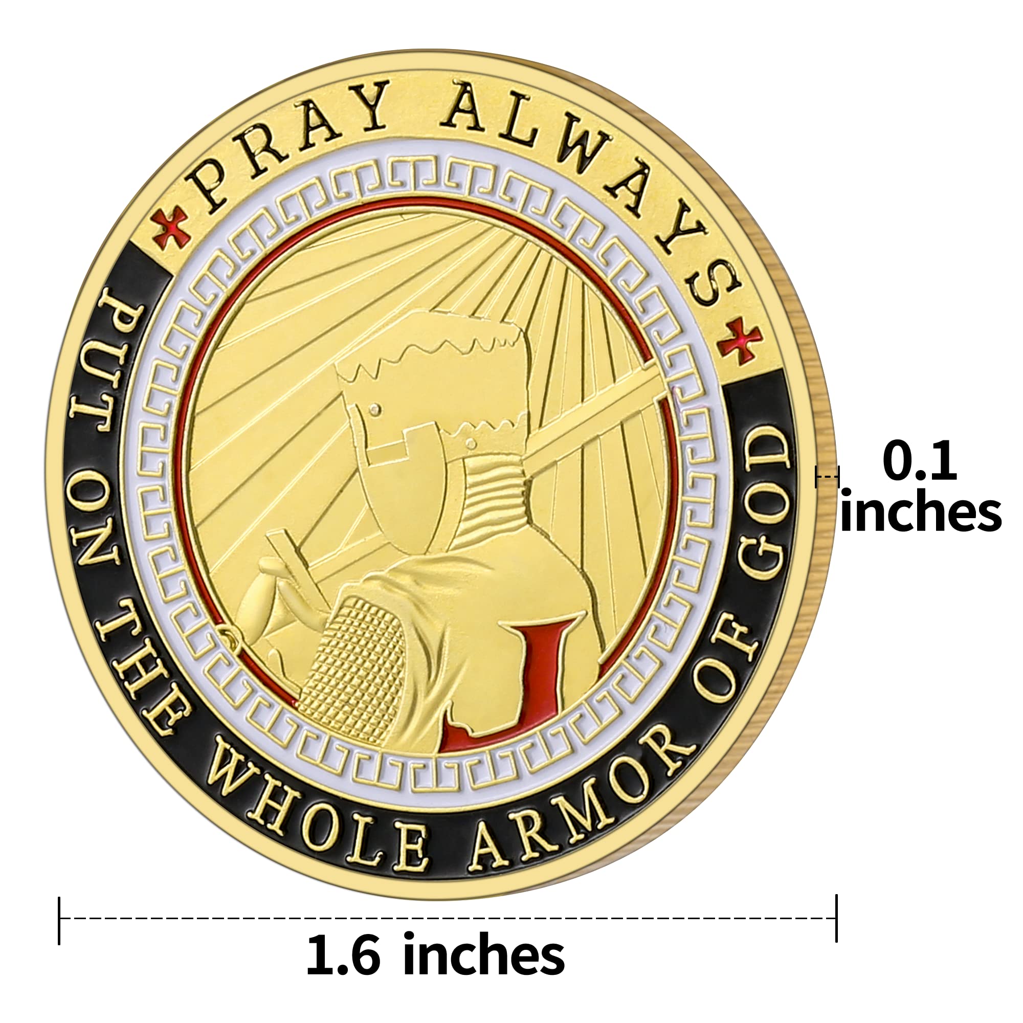 Snapklik.com : Challenge Coin, Armor Of God, Ephesians 6:13-17 ...