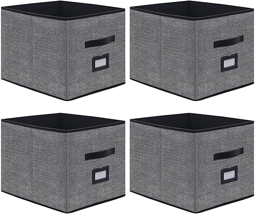 Amazon.com - Onlyeasy Extra Large Foldable Cloth Storage Cubes 4 Pack ...