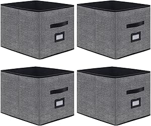 Amazon.com - Onlyeasy Extra Large Foldable Cloth Storage Cubes 4 Pack ...