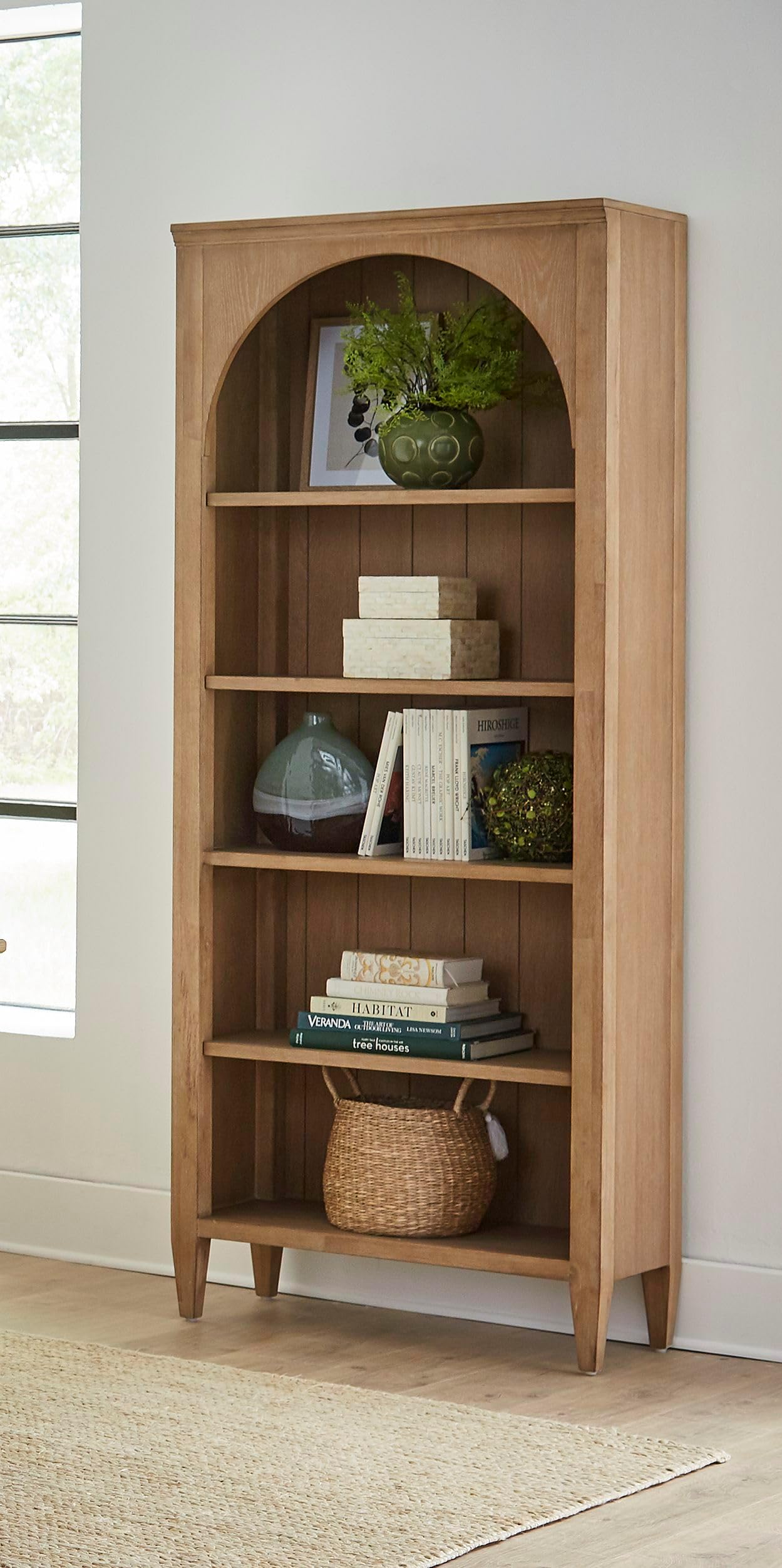 Amazon.com: Martin Furniture Modern Wood Open Bookcase, Office Shelving ...