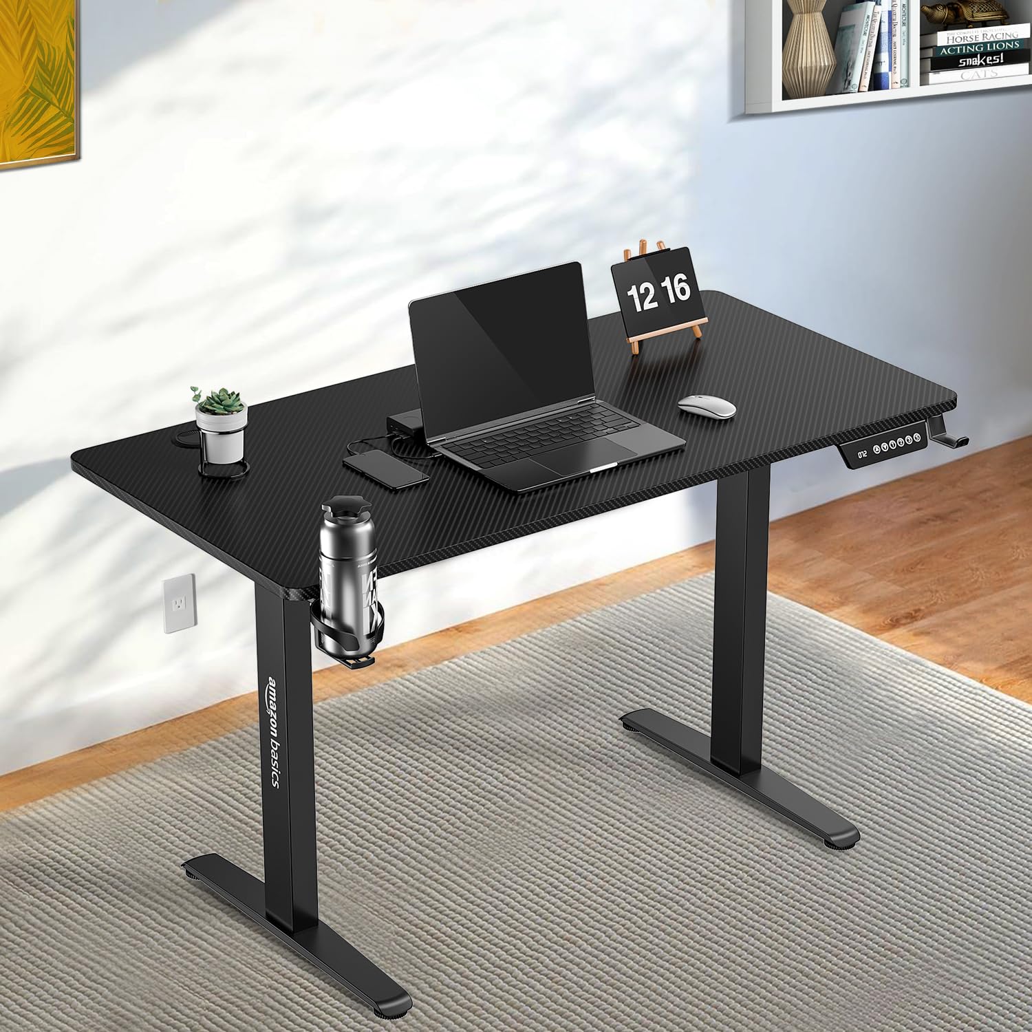 amazon basics Surface Lite Multipurpose Electric Desk | Adjustable ...