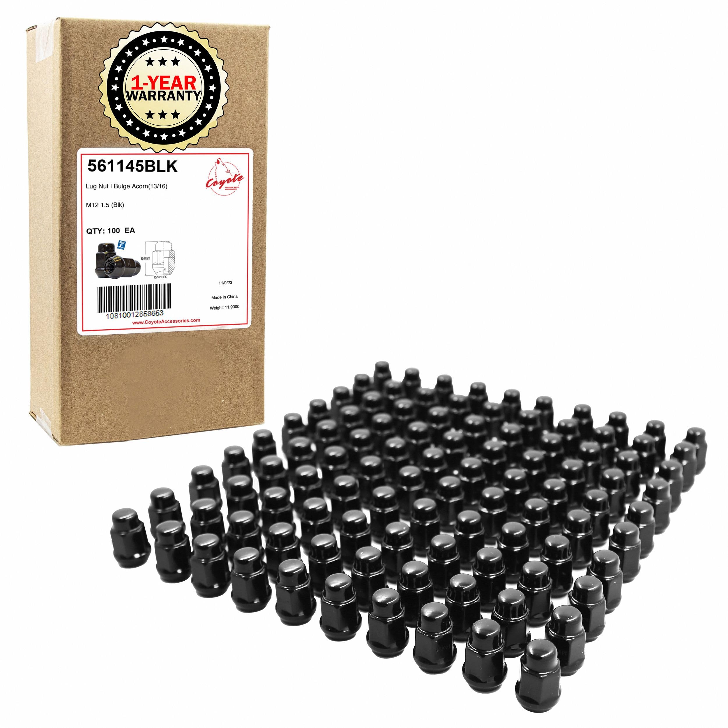 Amazon.com: Wheel Accessories Parts 100 Pcs M12 x 1.5 12 x 1.5 Thread ...