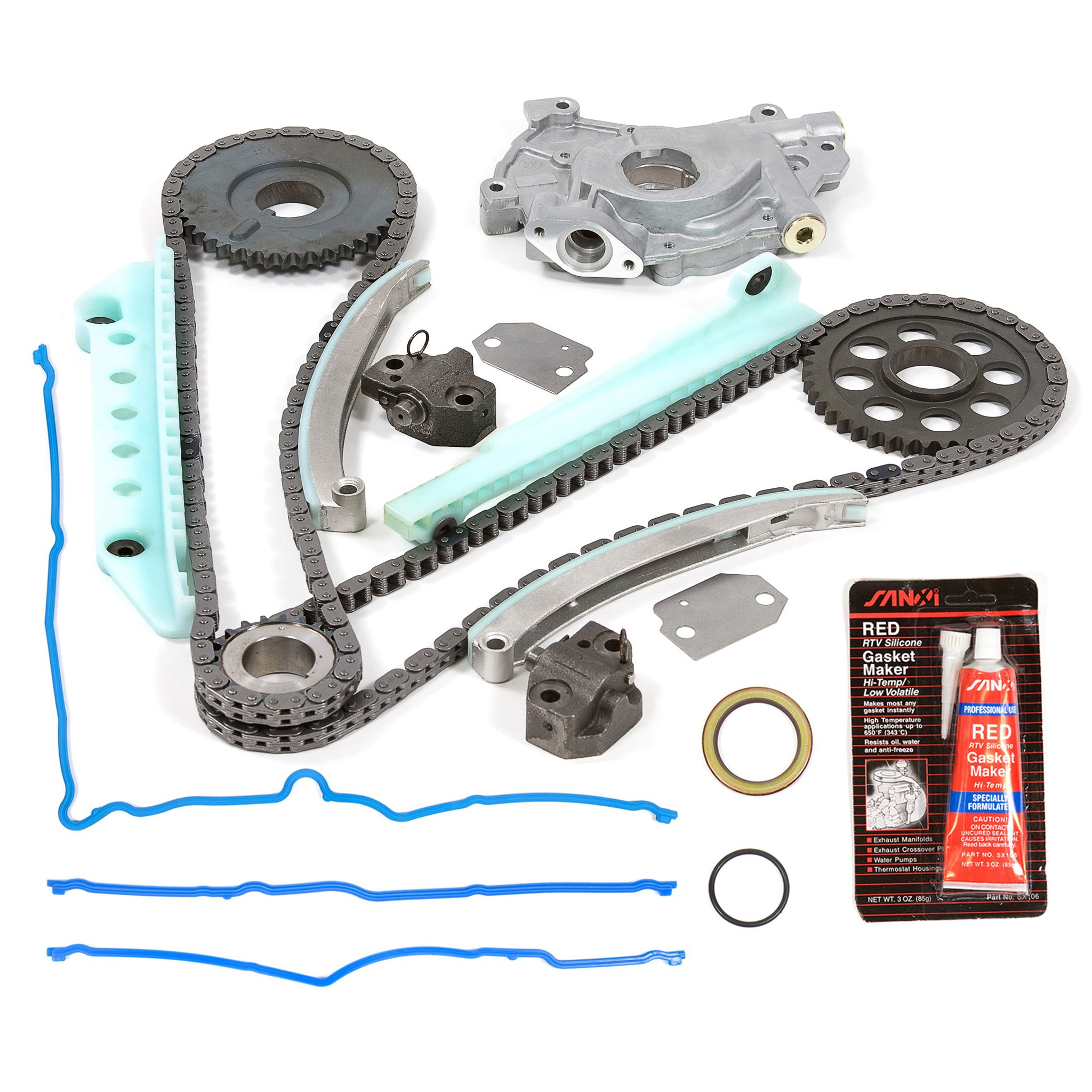 For 04-08 Ford F150 Lincoln 5.4L 3V Timing Chain Kit Oil Water Pump