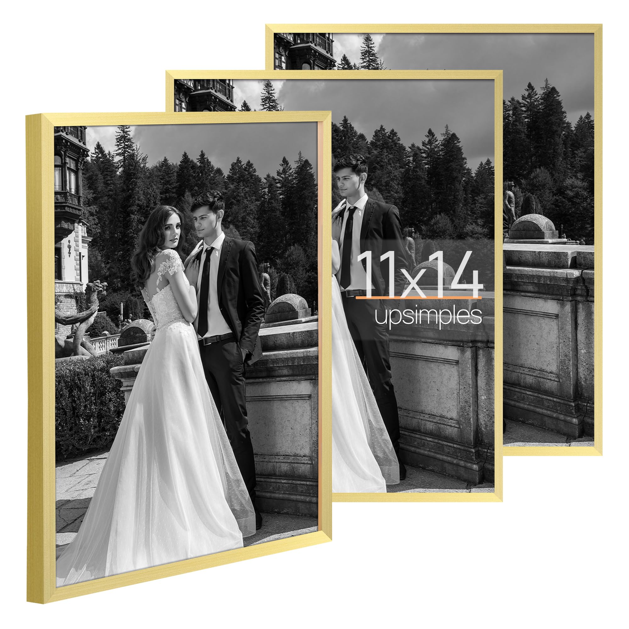Snapklik.com : Upsimples 11x14 Picture Frame Set Of 3, Made Of High ...