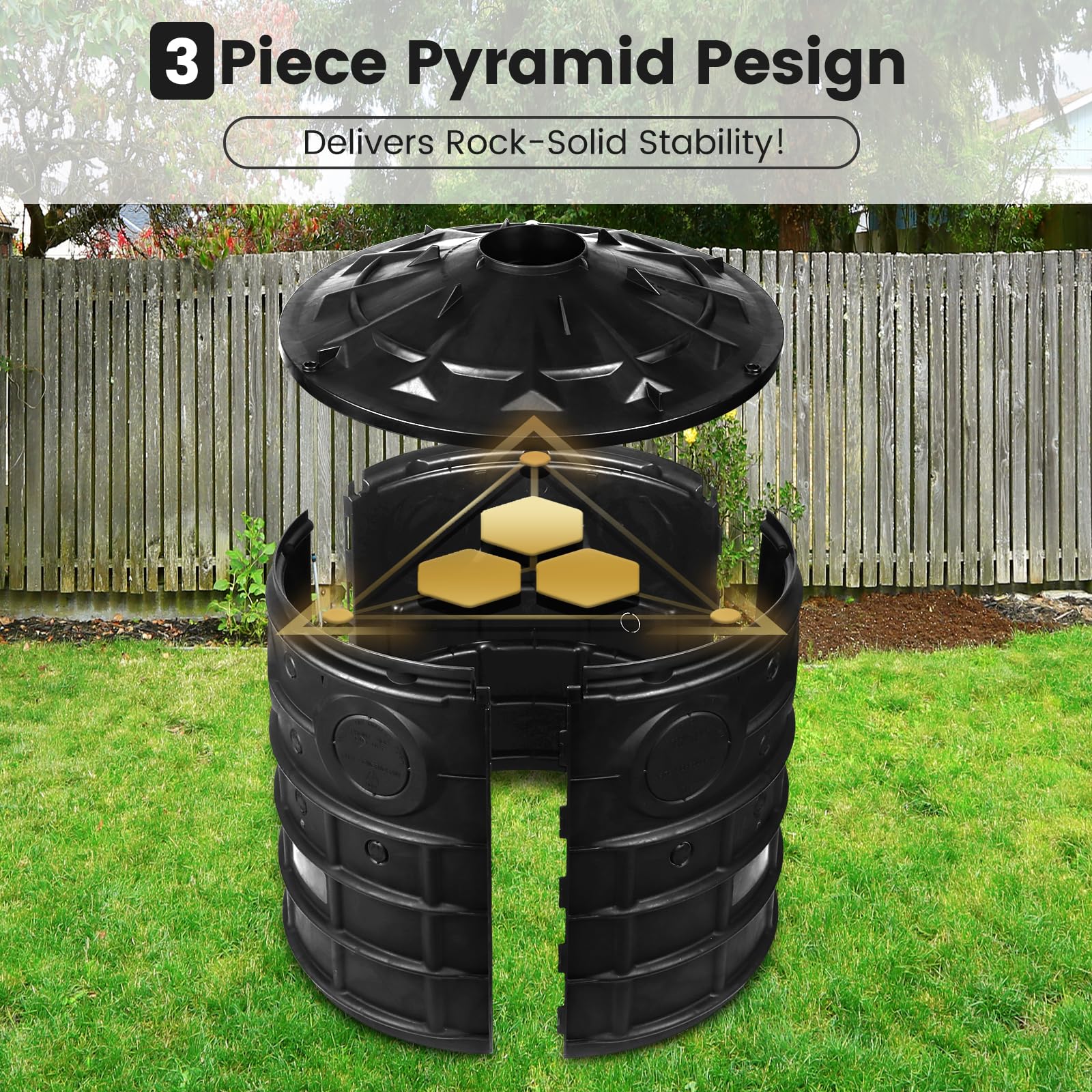 Snapklik.com : EJWOX 40 Gallon Dry Well For Yard Drainage - Heavy Duty ...