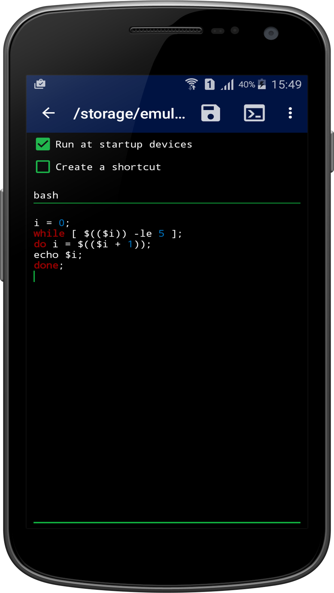 Qute: Command Console and Terminal Emulator-Amazonアプリストアのアプリ