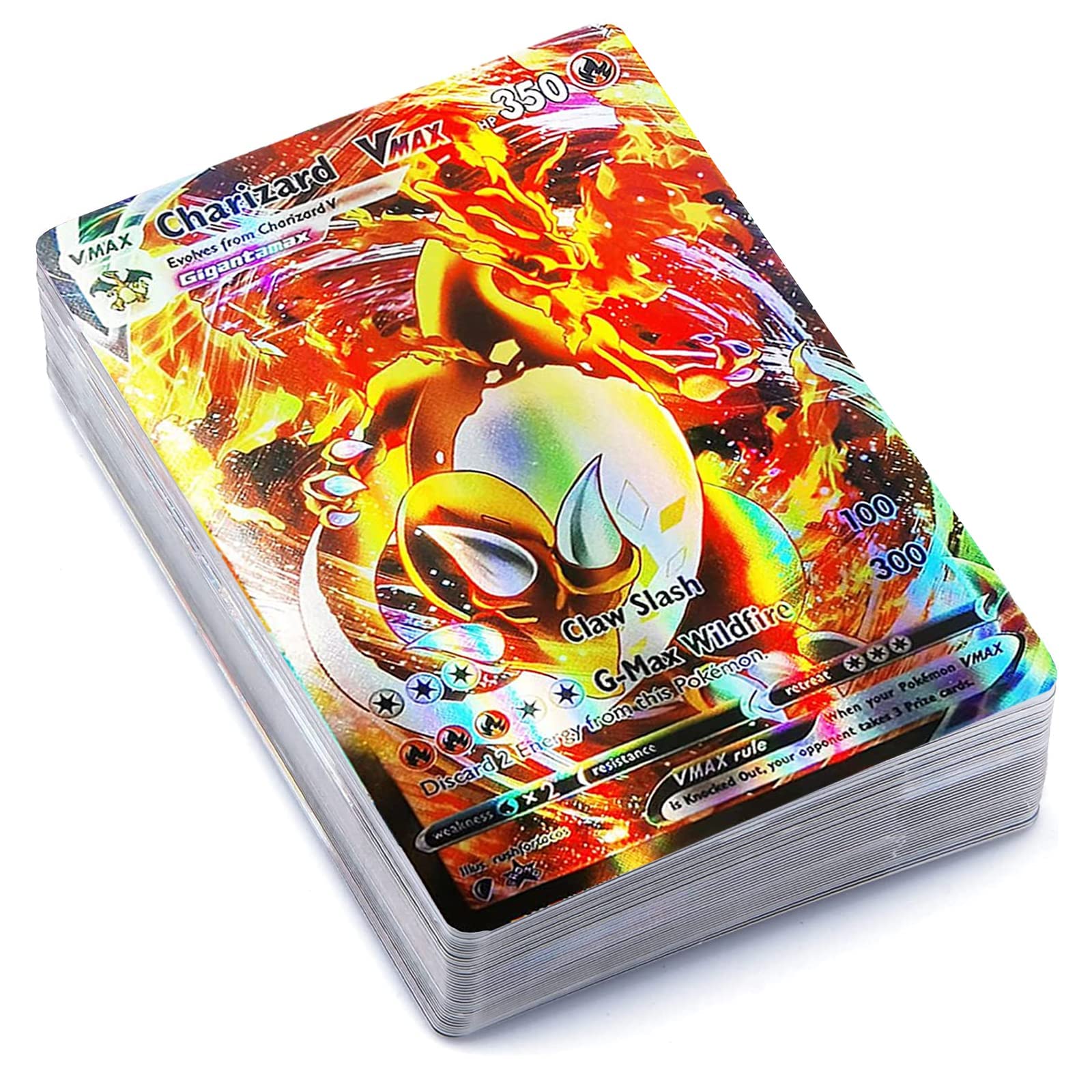 Buy 100 Vmax Rare Cards, Vmax Trading Cards, Vmax Rainbow Rare ...