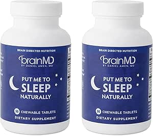 Amazon.com: BRAINMD Dr Amen Put Me to Sleep Naturally - 90 Chewable ...