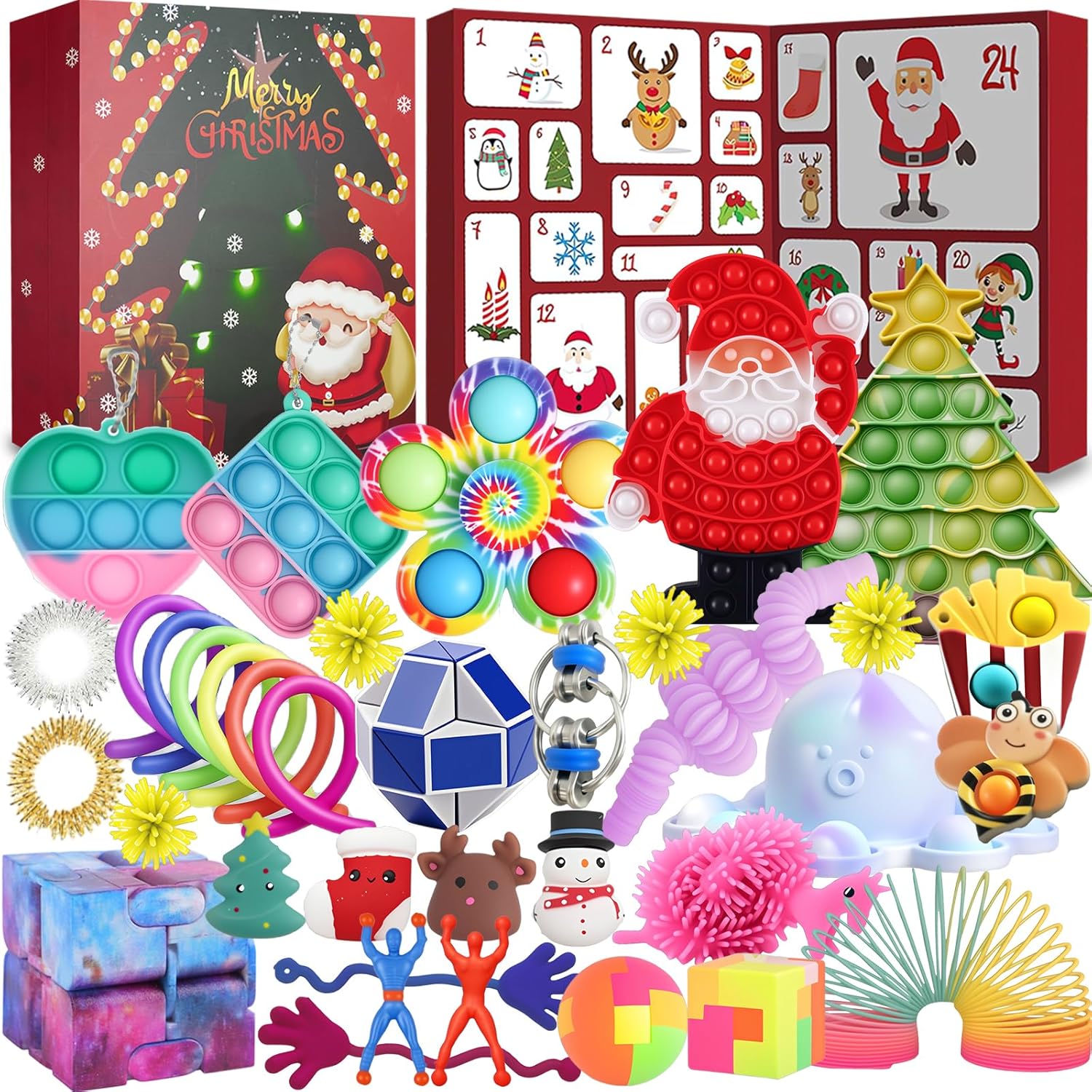 vita dennis Christmas Fidget Advent Calendar 2025 with 36 Pcs Fidget ...