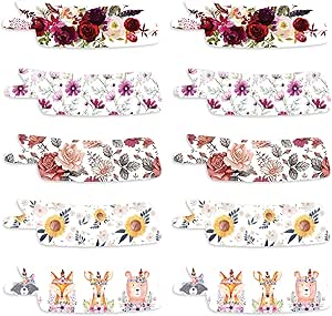 Nasogastric or Oxygen Tube precut Adhesive Tape Floral Mix x 10 Pack ...