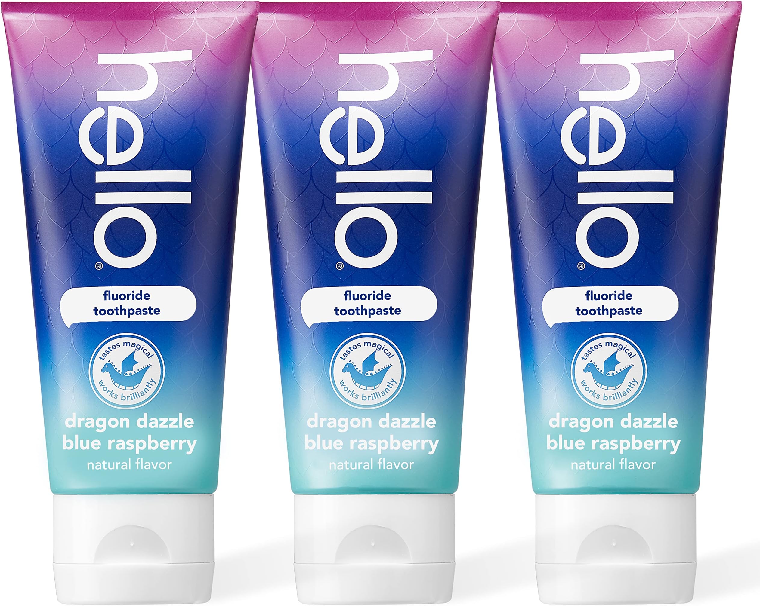 Amazon.com : hello Dragon Dazzle Blue Raspberry Kids Toothpaste ...