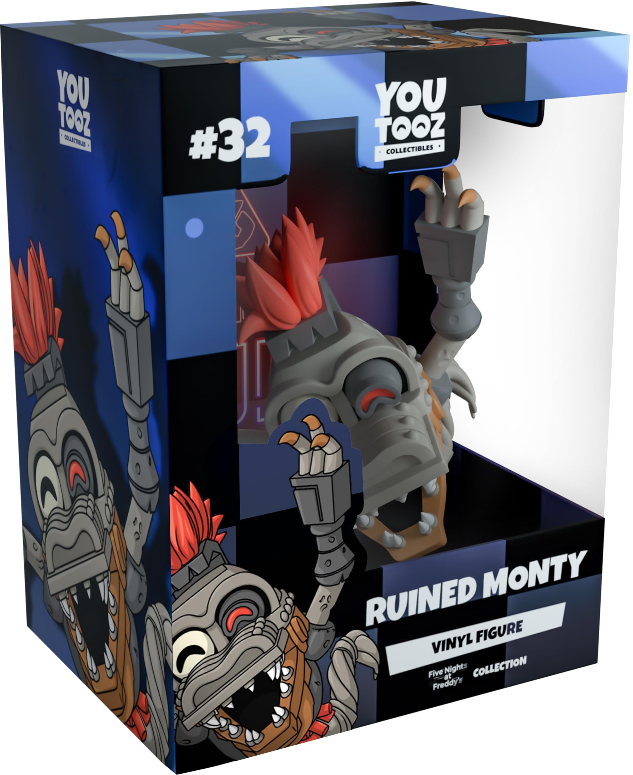Amazon.com: Youtooz FNAF Ruined Monty 3.6”, Ruined Monty Vinyl Figure ...