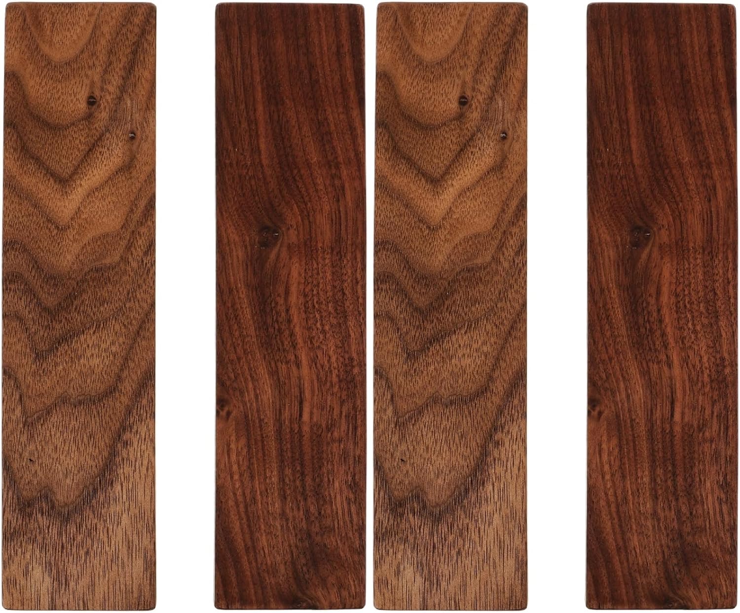 Operitacx 4 Pcs Carving Walnut Wood Block Timber, 20cm Black Walnut ...