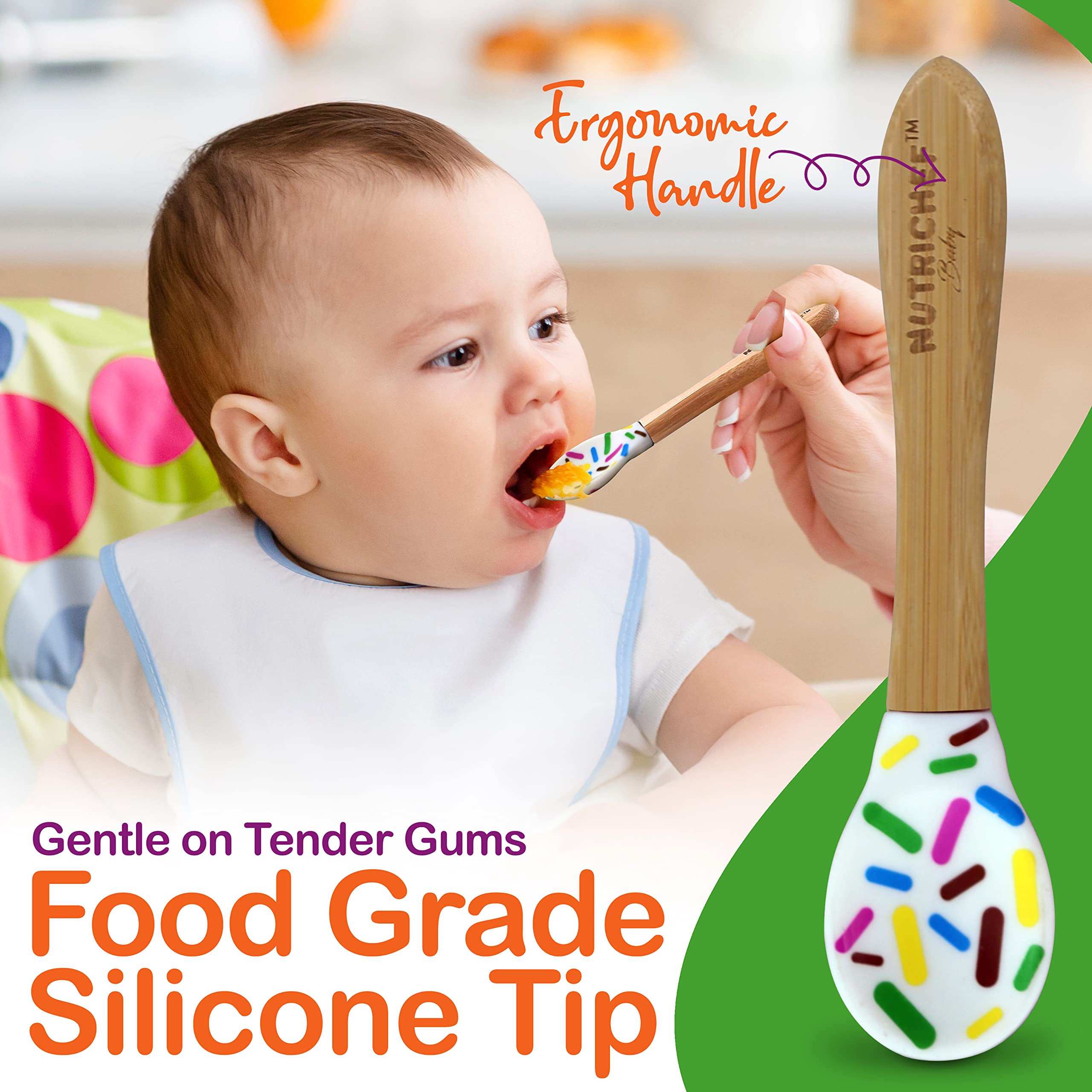 Snapklik.com : Nutrichef Baby And Toddler, 3 Compartment Plate, Bowl ...