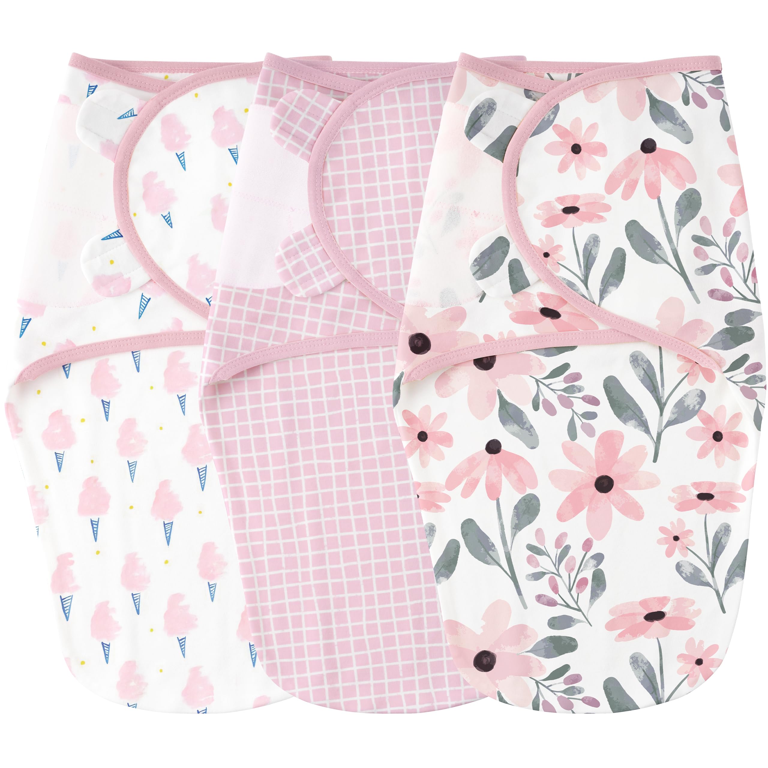 Amazon.com: Yoofoss Baby Swaddles for Newborns 100% Cotton, Adjustable ...