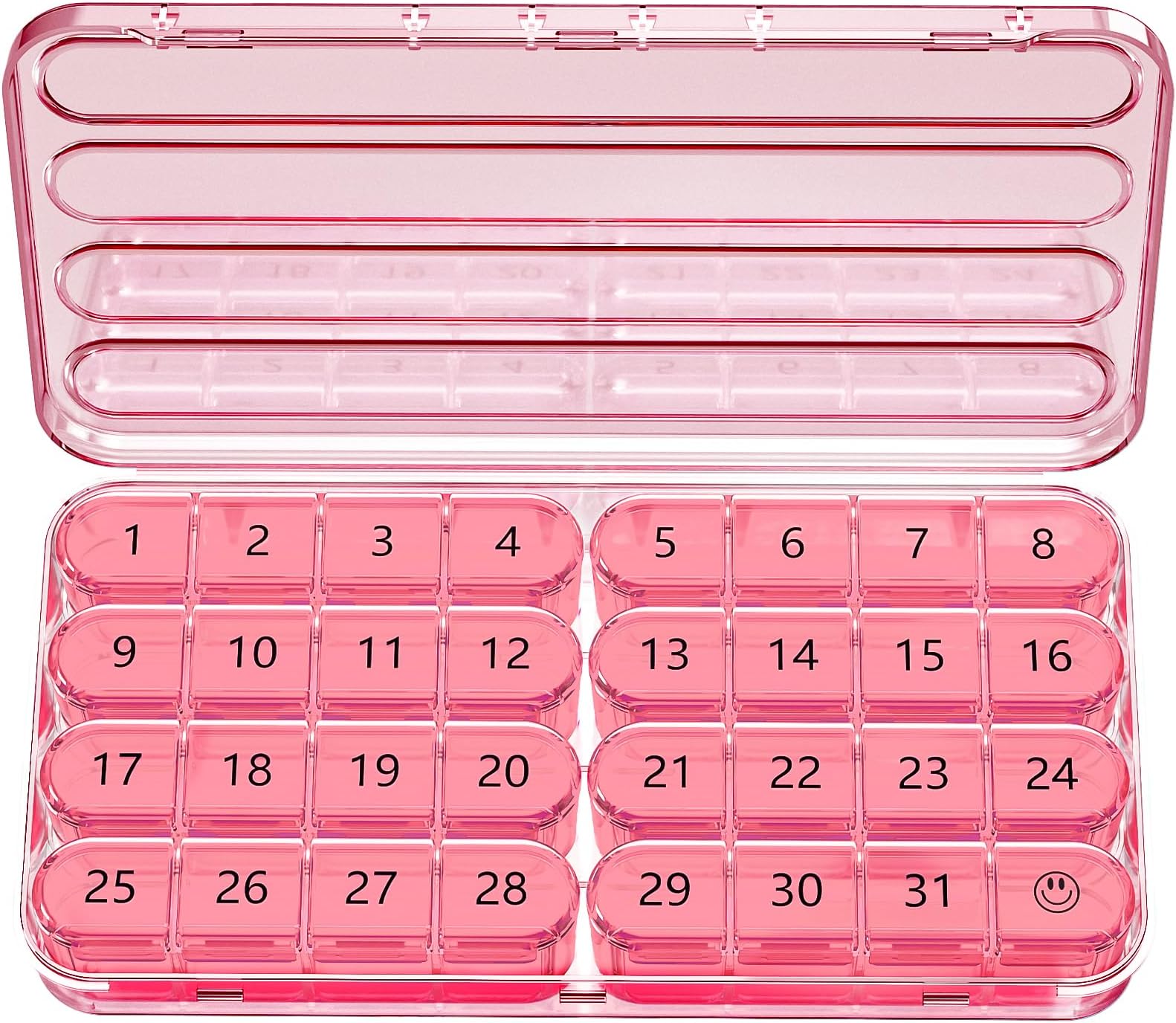 Amazon.com: Monthly Pill Organizer Once a Day - 30 Day Pill Organizer ...