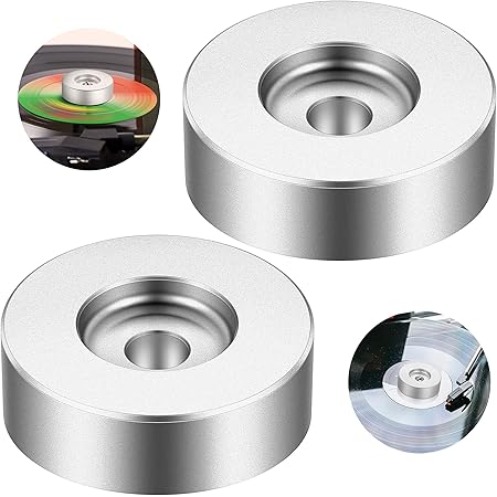 Amazon.com: Frienda 45 RPM Adapter 7 Inch Vinyl Record Solid Aluminum ...
