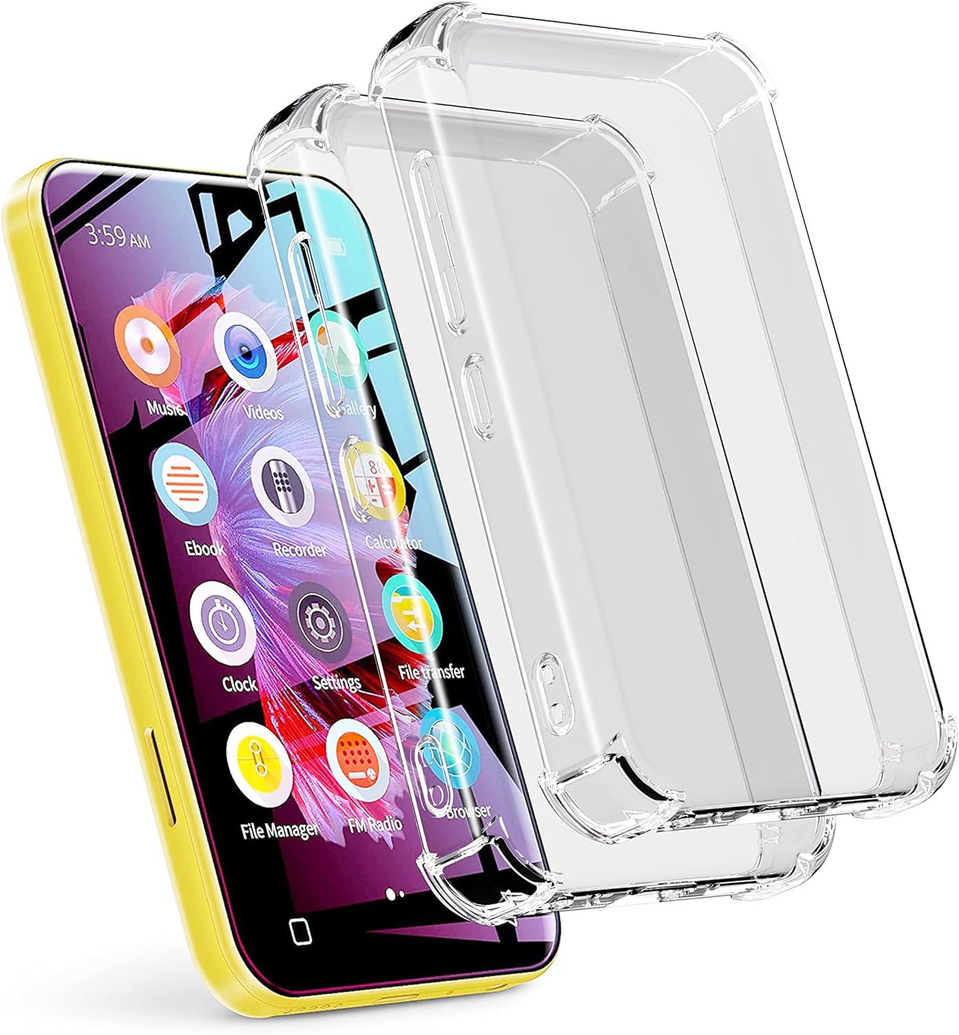 Amazon.com: WiFi Mp3 Player with Bluetooth, TIMMKOO 4.0" Full Touch ...